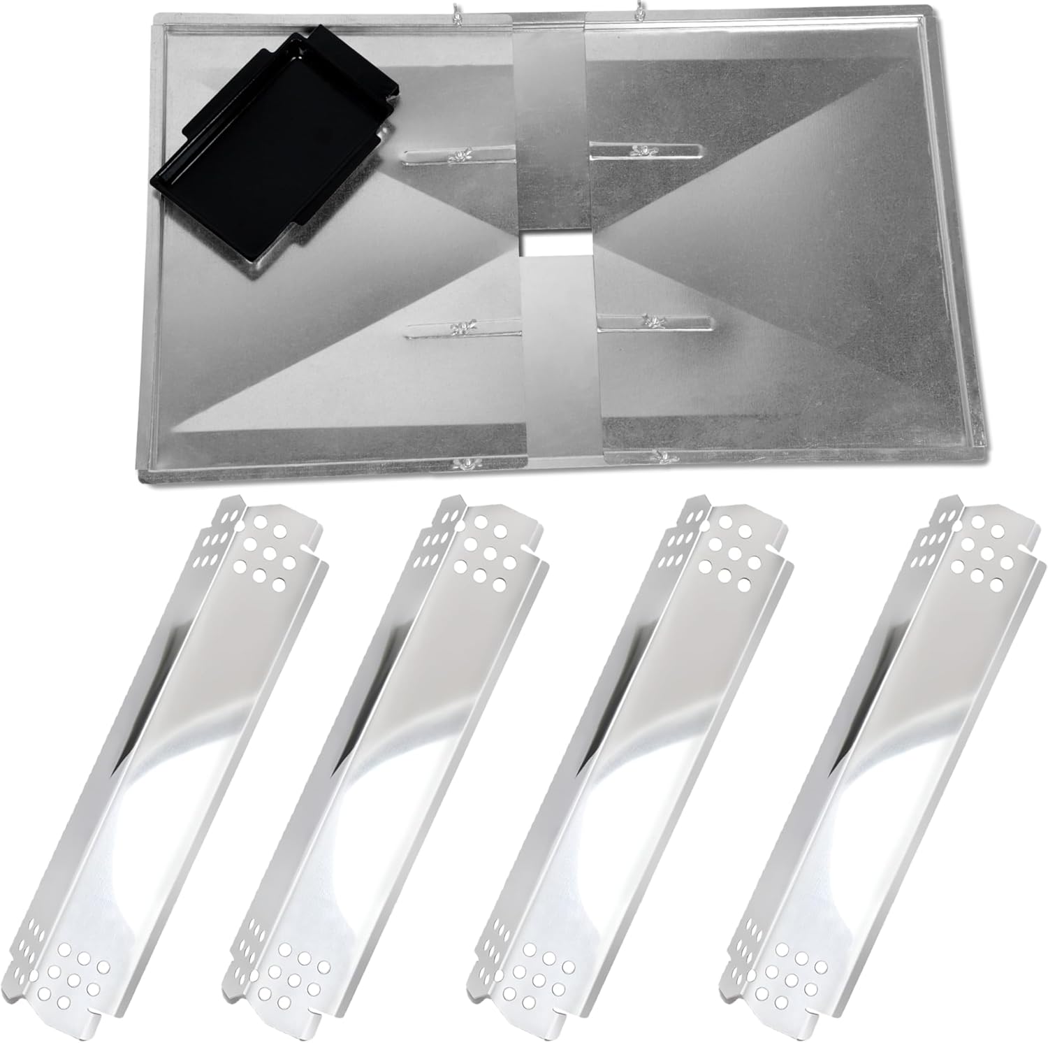 Amazon.com: Outdoor Bazar Grease Tray and 4-Pack Heat Shields for ...