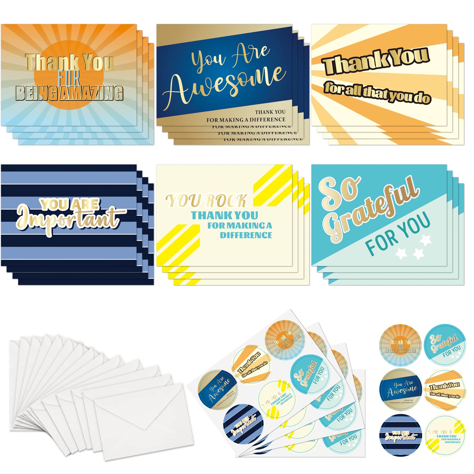 Buy 24 Employee Appreciation Cards Teacher Appreciation Cards with ...
