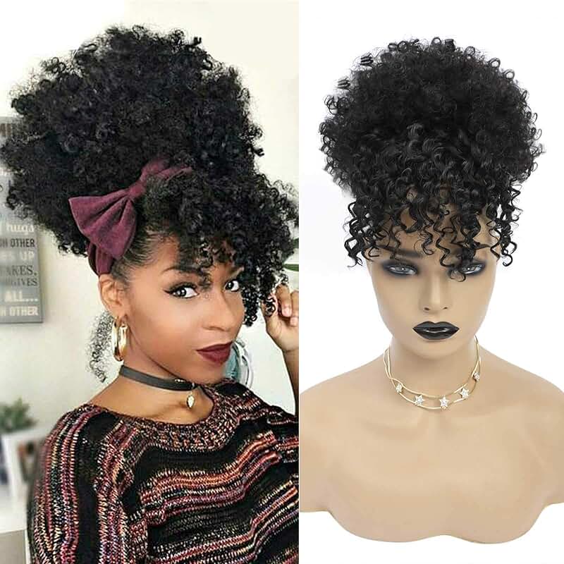 Amazon.com: afro puff wig