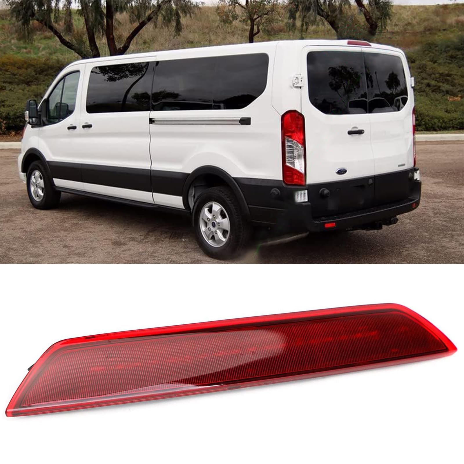 AUTOXBERT High Level Brake Light for Transit MK8 Tourneo Custom Barn ...