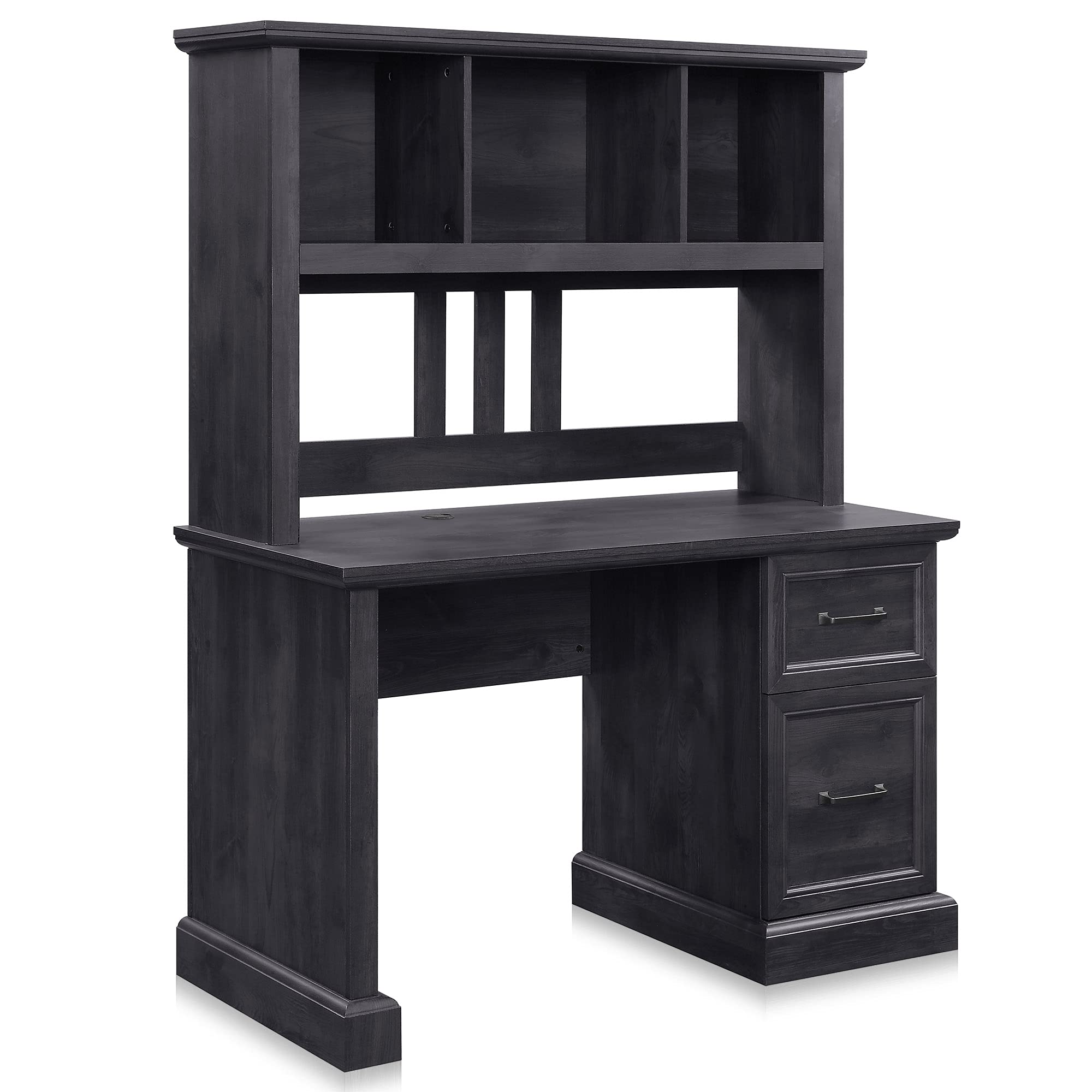 Buy BELLEZE 50 Inch Wood Executive Secretary Desk with Hutch, Rustic ...