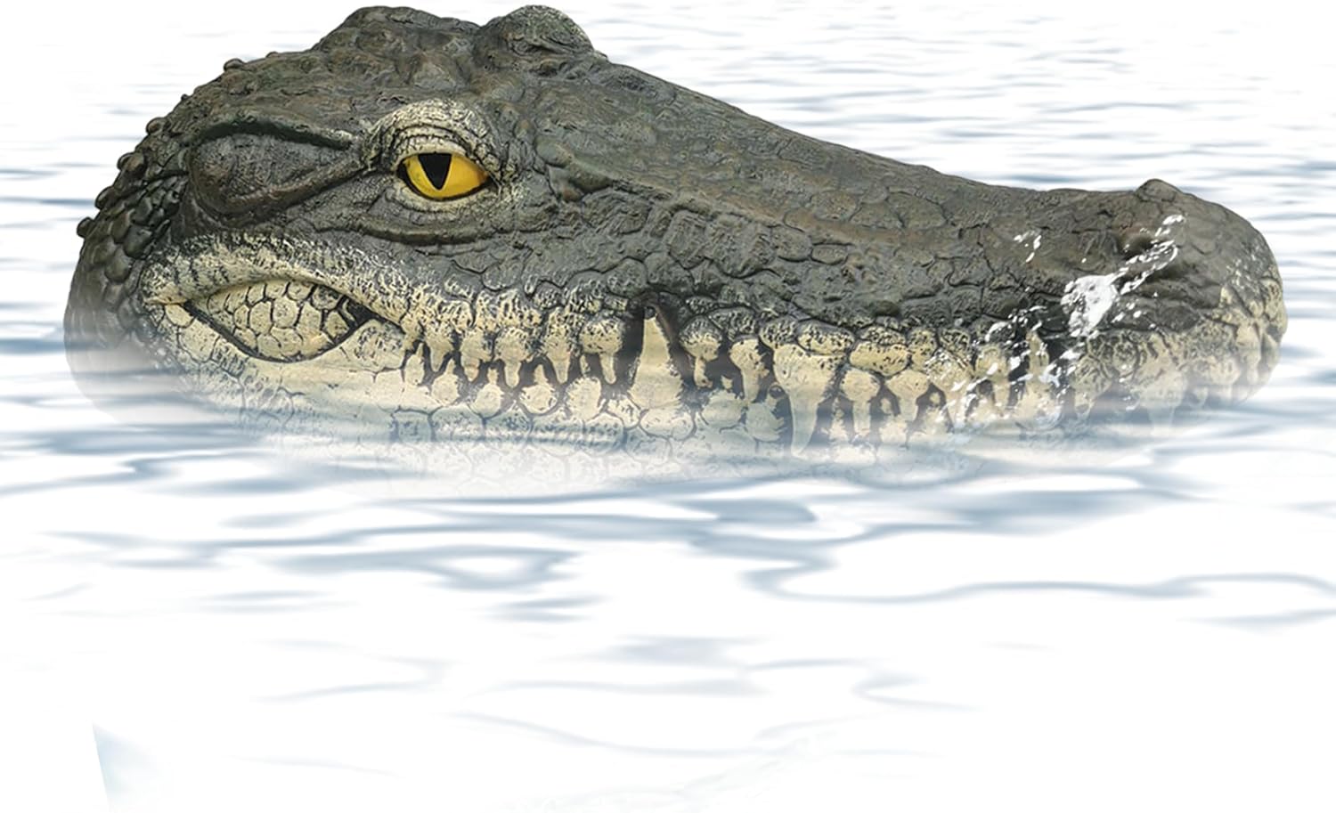 BEAHING Alligator Head, Pond Floating Alligator Head Outdoor Pools Duck ...