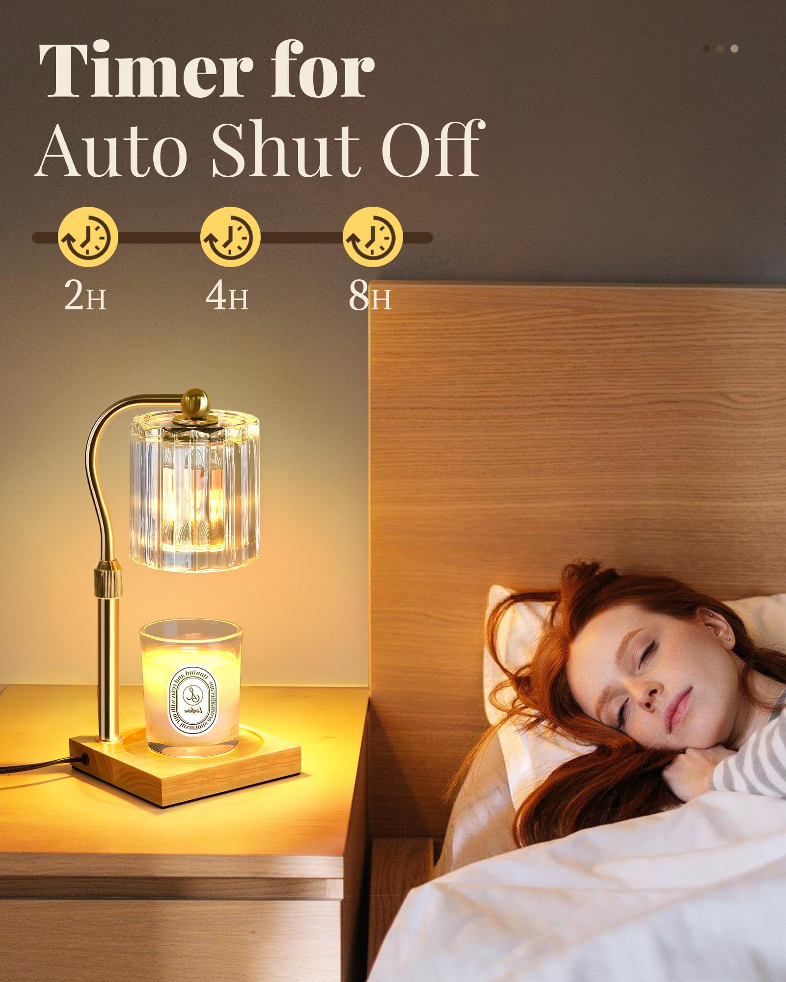 Lamp Timer Candle With Auto