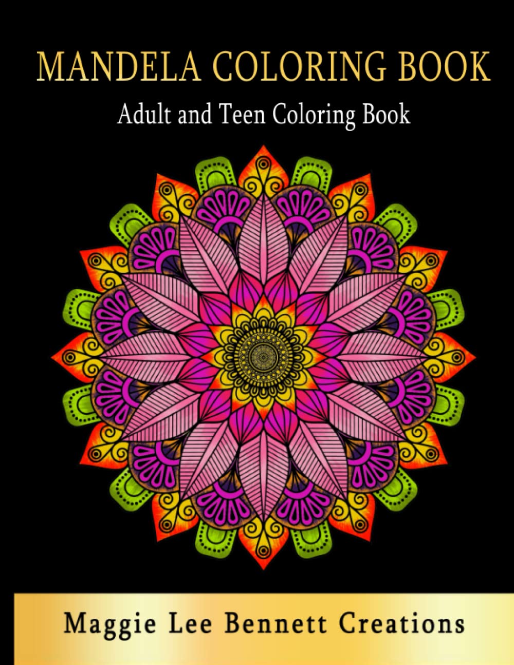 Mandela Coloring Book Adult And Teen Coloring Book An Elegant ...