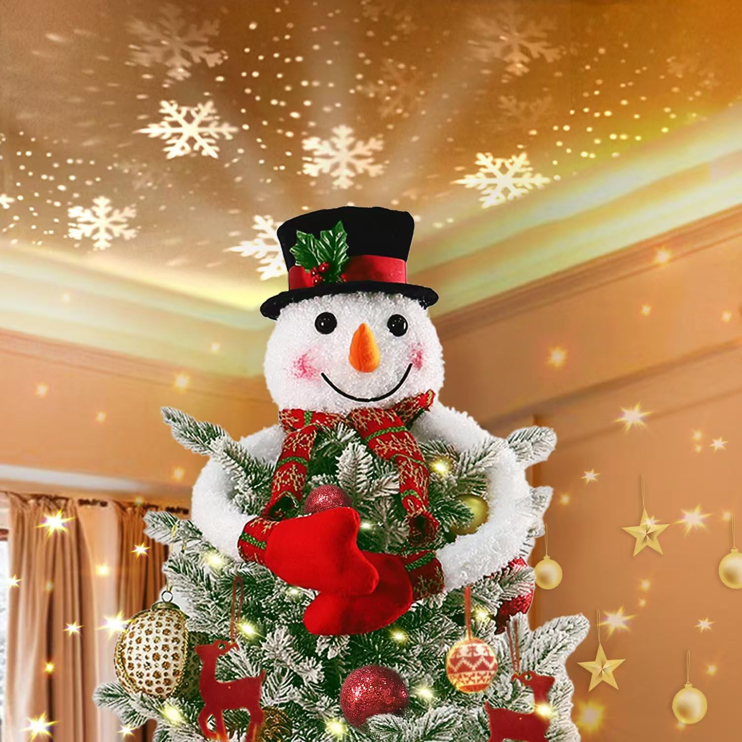Snowman Tree Topper Ornativity Snowman Christmas Tree Hugger Xmas