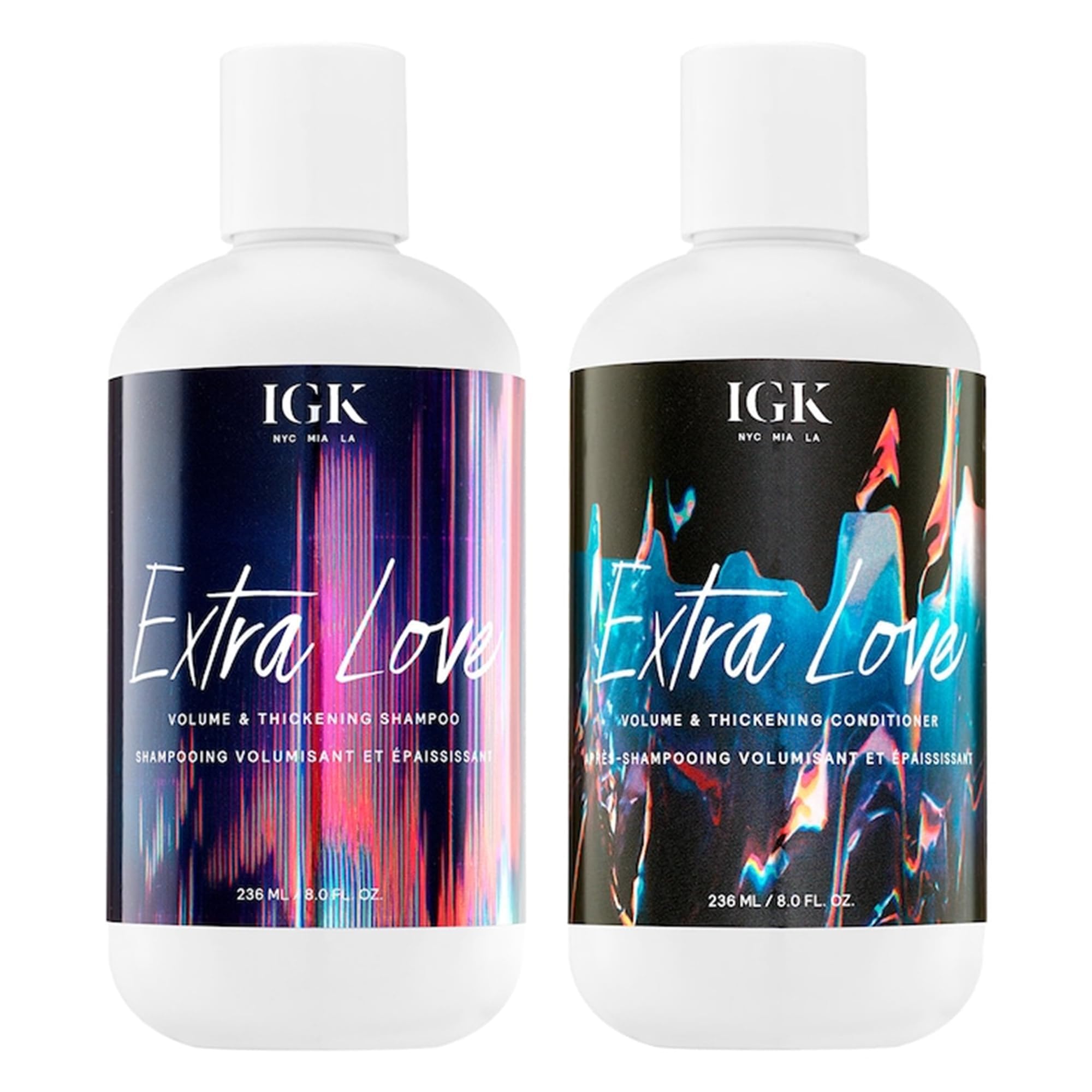 IGK EXTRA LOVE Volume & Thickening Shampoo and Conditioner Set ...