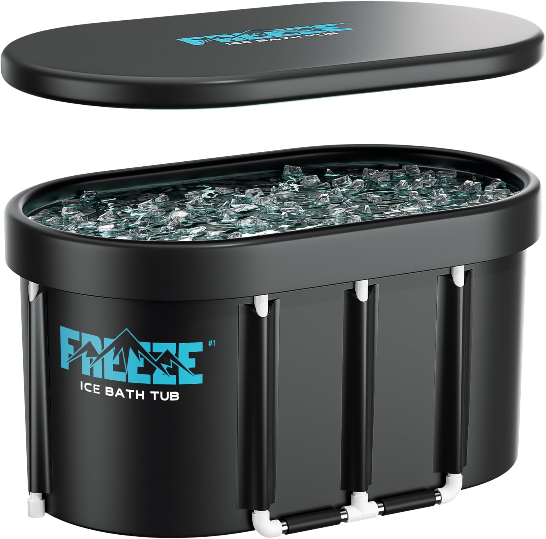 Amazon.com: XL Ice Bath Tub, 100 Gallon Cold Plunge Tub, Portable Ice ...