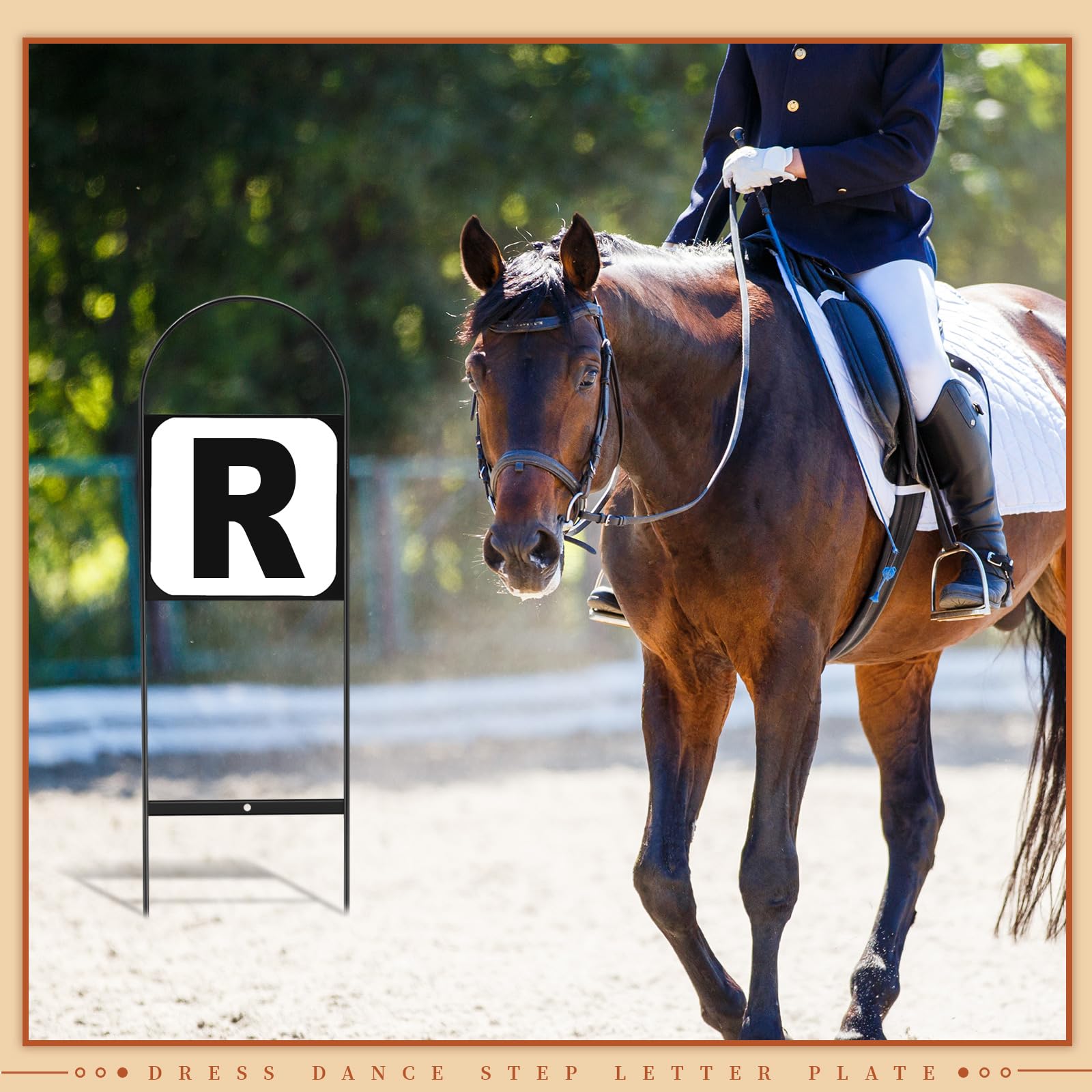 Snapklik.com : Soaoo 4 Pcs Dressage Letters Arena Markers Dressage ...