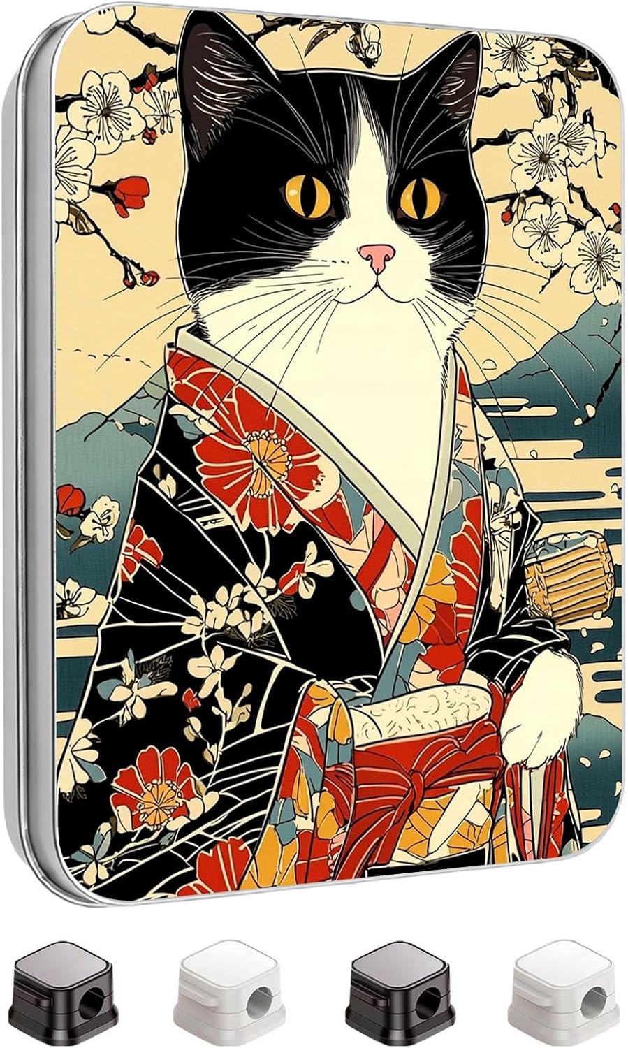 Amazon.com: VACGBJPG Metal Tin Box with Lid,Multifunctional Storage Box ...