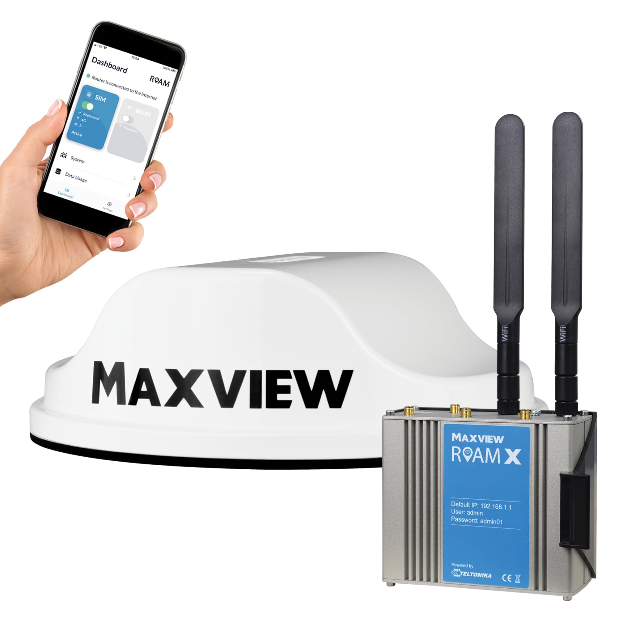Maxview Roam X MXL051 5G READY ANTENNA WIFI SYSTEM For On The Go ...