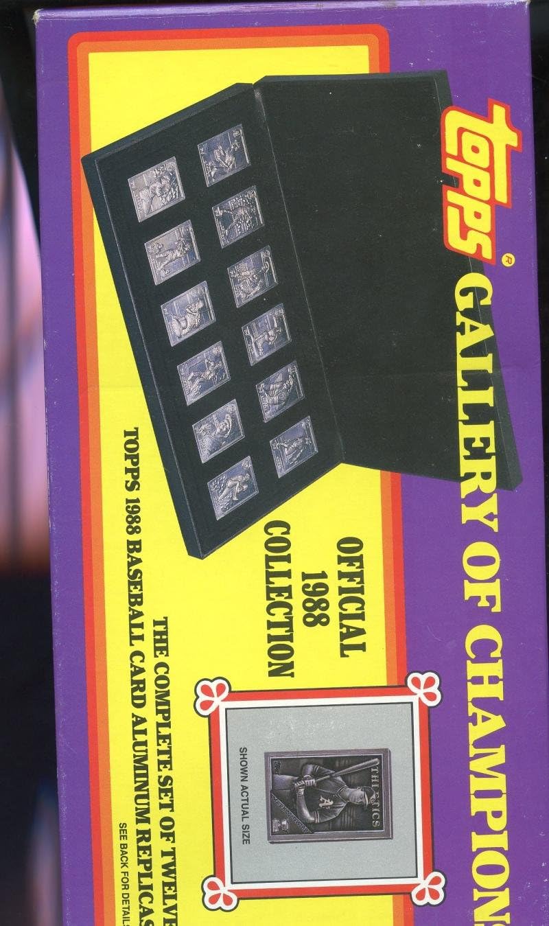 Amazon.com: 1988 Topps Gallery Of Champions Baseball Complete set Box ...