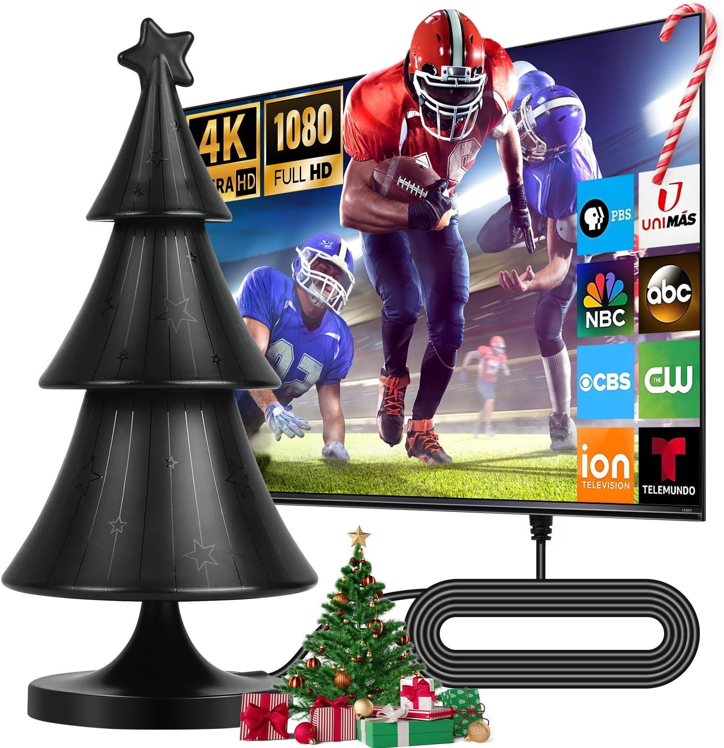 Amazon.com: 2025 Amplified HD Digital 'Matrix' TV Antenna Long 1000 ...