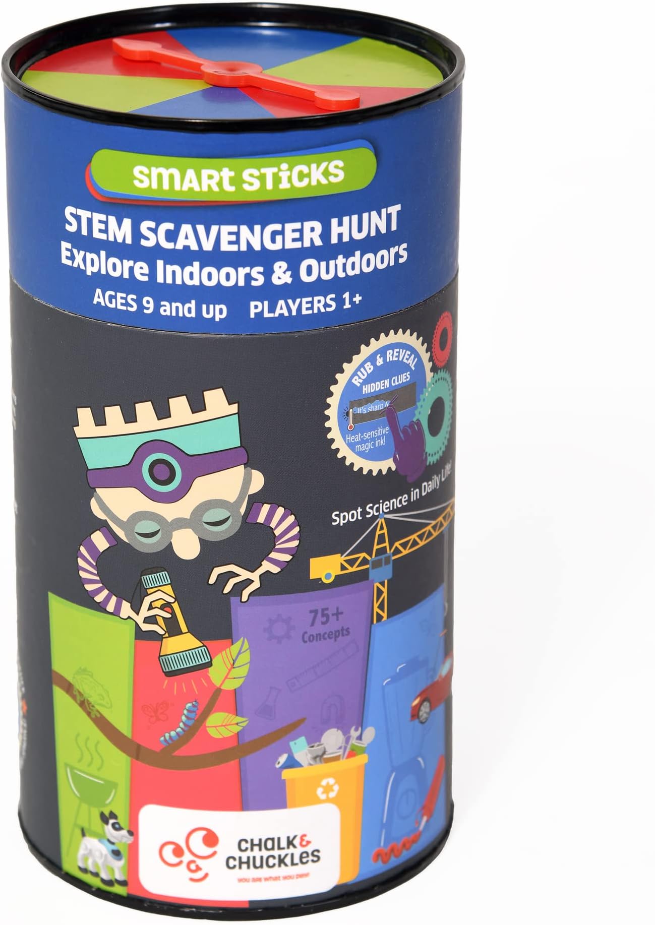 Chalk and Chuckles Smart Sticks-Stem Scavenger Hunt Game for Kids Age 9 ...