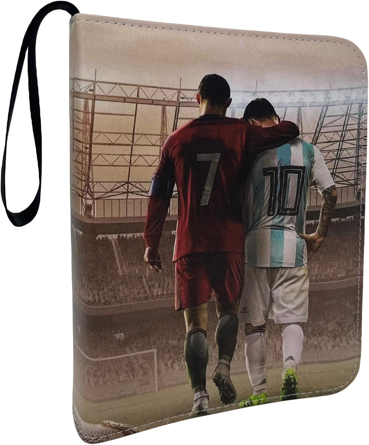 Amazon.com: JHomluxy Soccer Card Binder Fits 400 Cards, 4-Pocket for ...