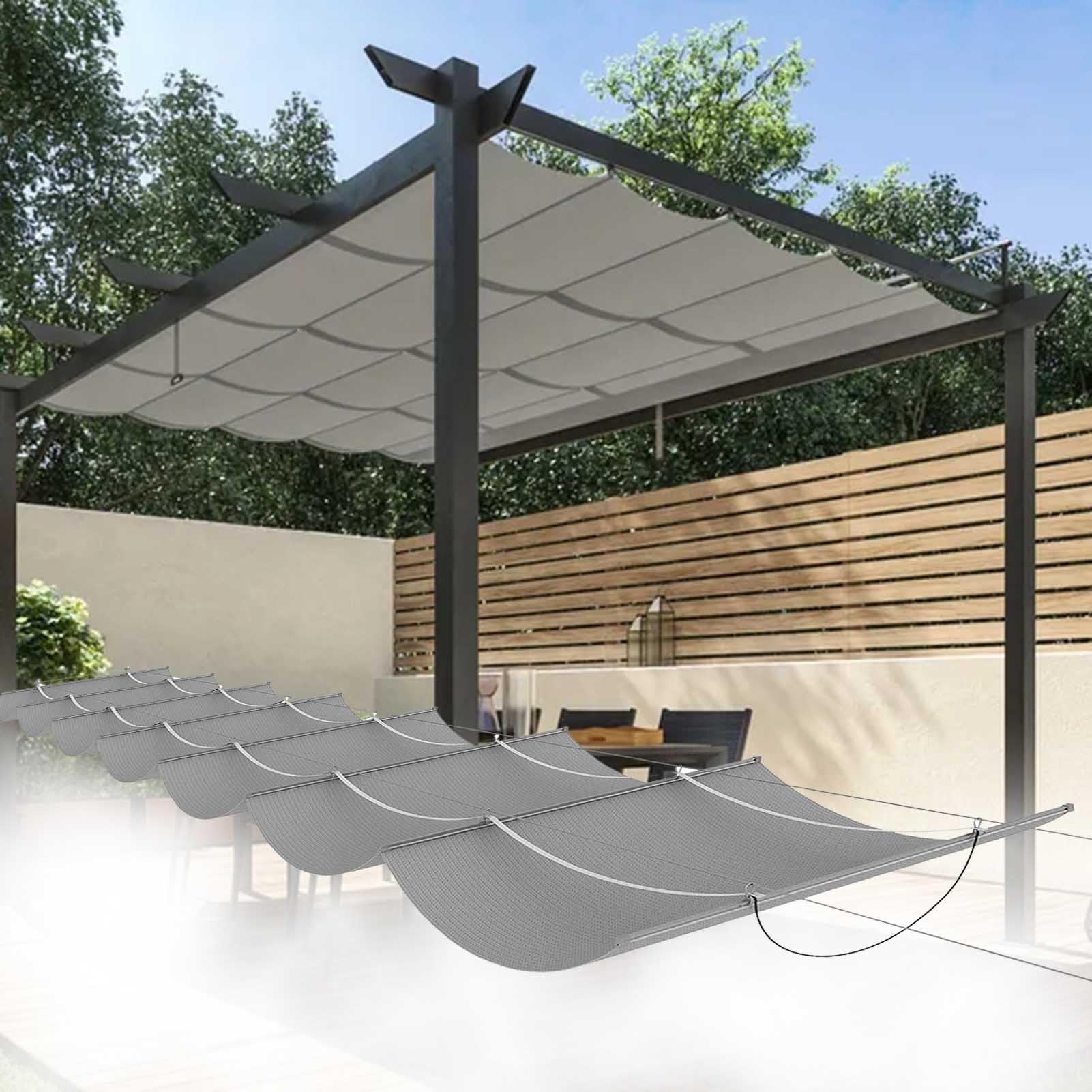 Outdoor Shade Structure Kits Sun Shade Sail 2.8 X 3.4 M Breathable