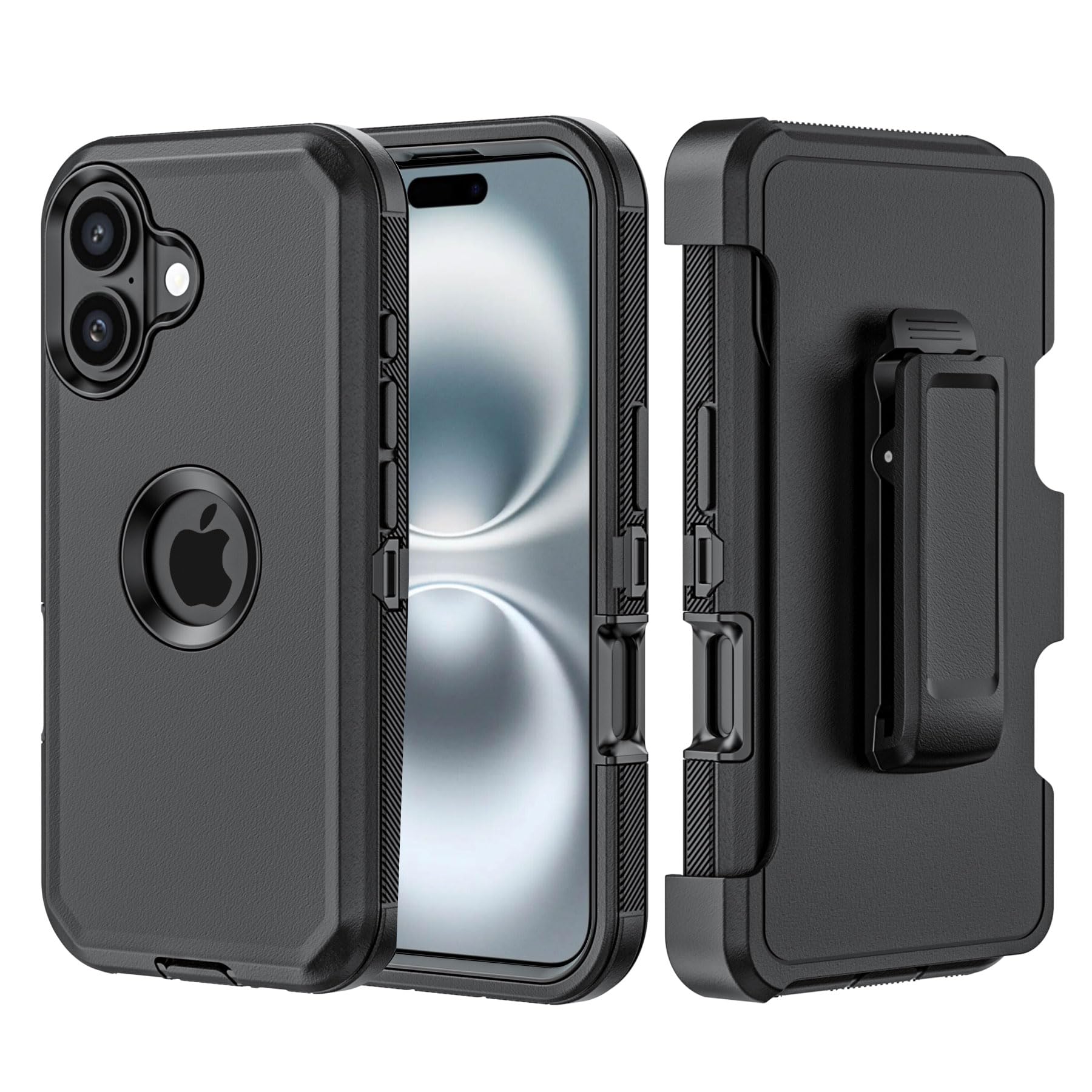 Amazon.com: TASHHAR Phone Case for iPhone 16 Plus Case,Heavy Duty Hard Shockproof Armor ...