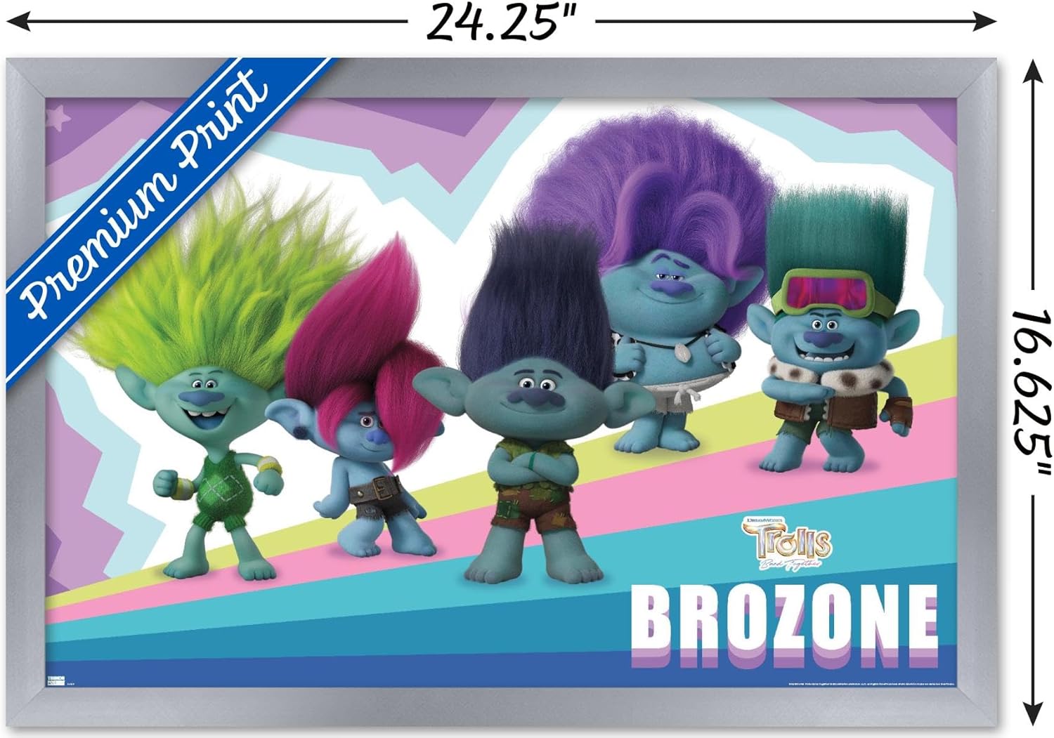 Trends International Trolls Band Together – Póster de pared de brozone ...