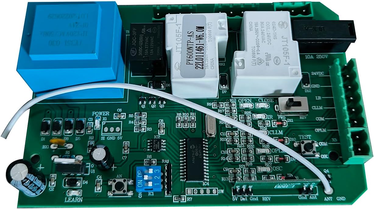 Amazon.com: GATEXPERT Circuit Control Board for Sliding Gate Opener ...