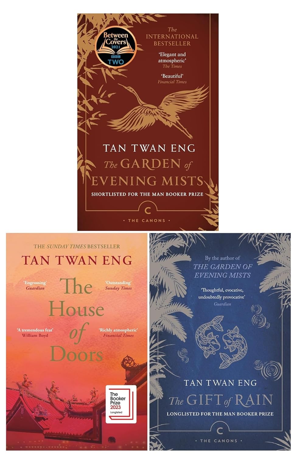 Tan Twan Eng Collection 3 Books Set (The Gift of Rain, The Garden of ...