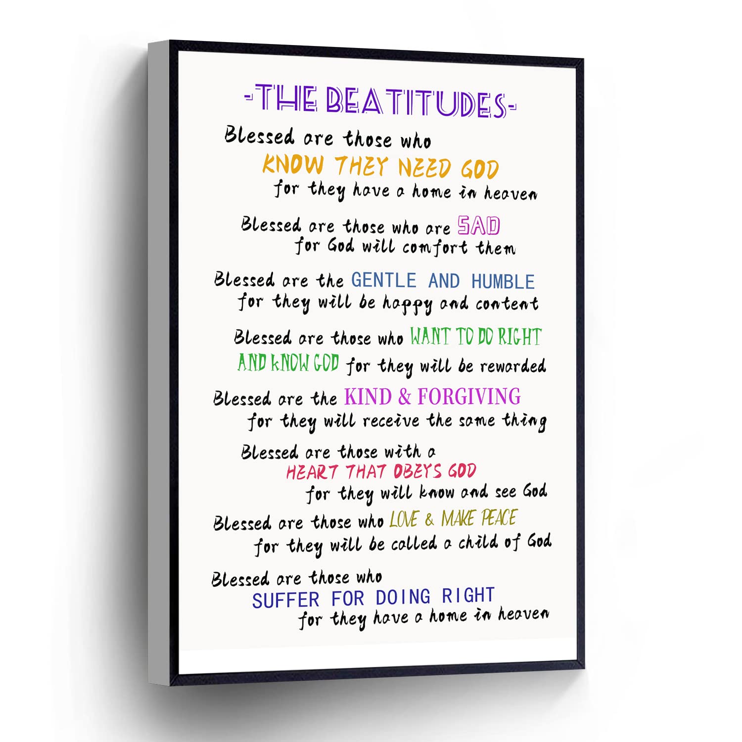 Beatitudes Poster