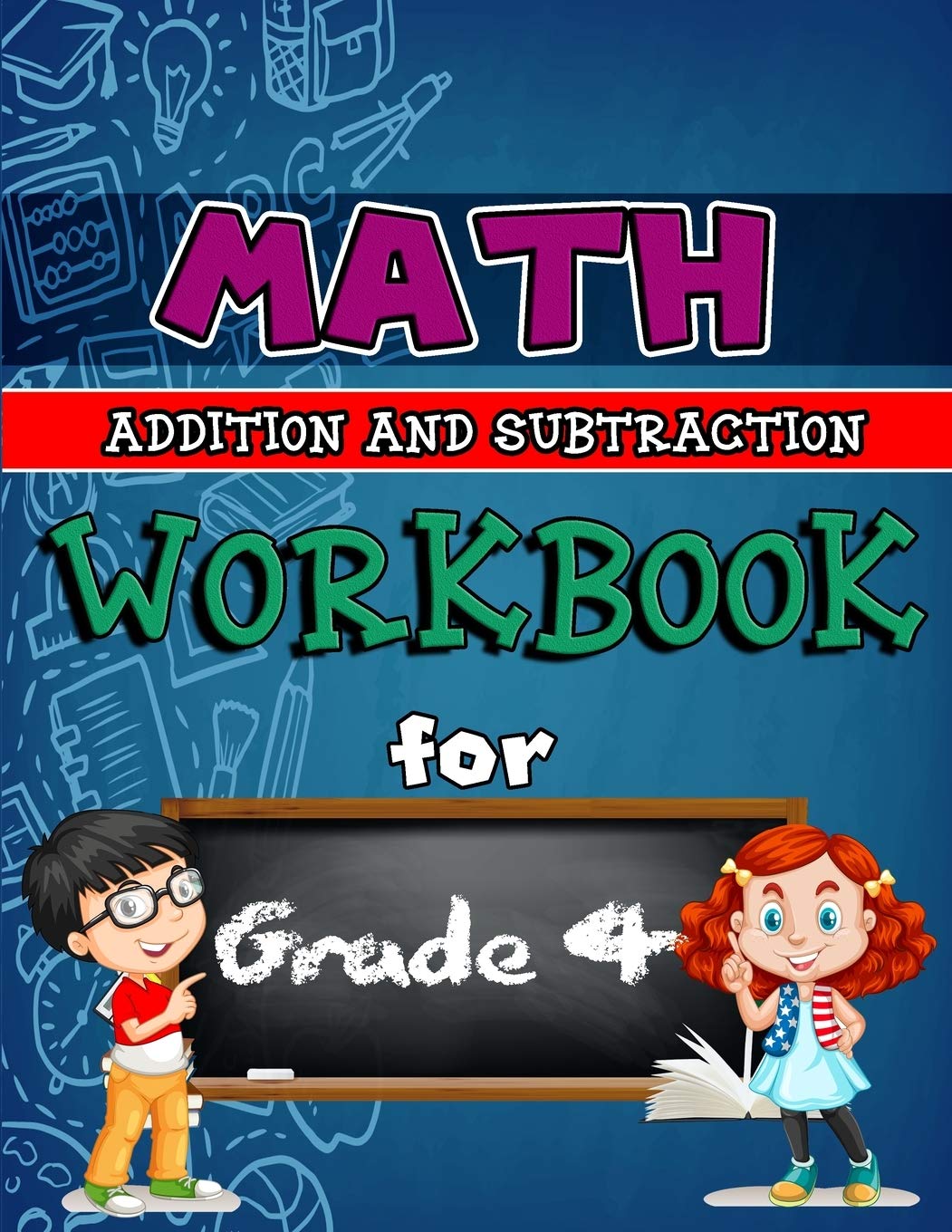 Math Workbook for Grade 4 - Addition and Subtraction Color Edition ...