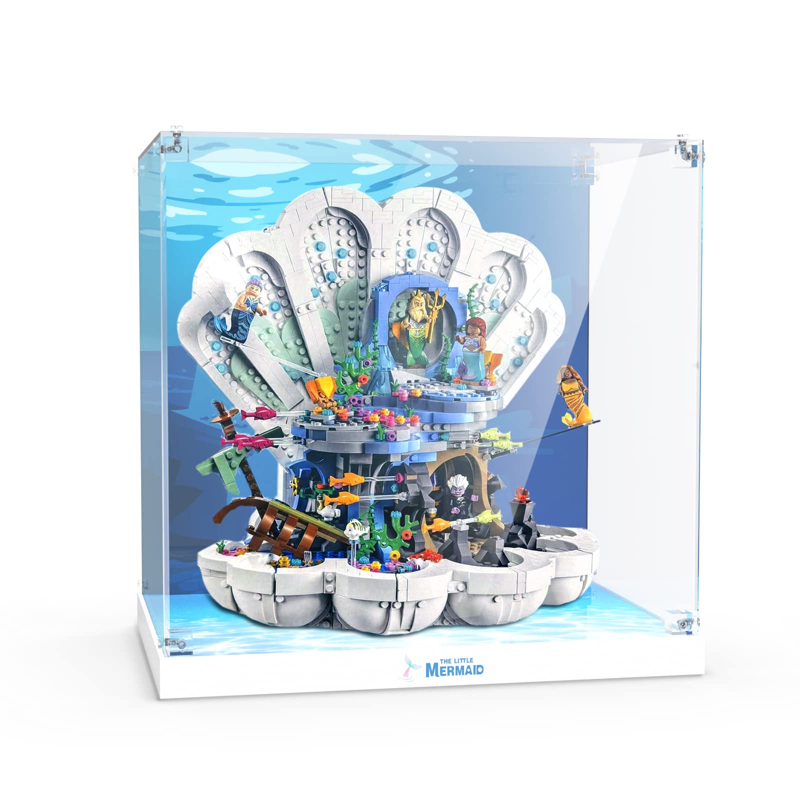 Acrylic Display Case for Lego Little Mermaid Royal Clamshell , 3MM ...