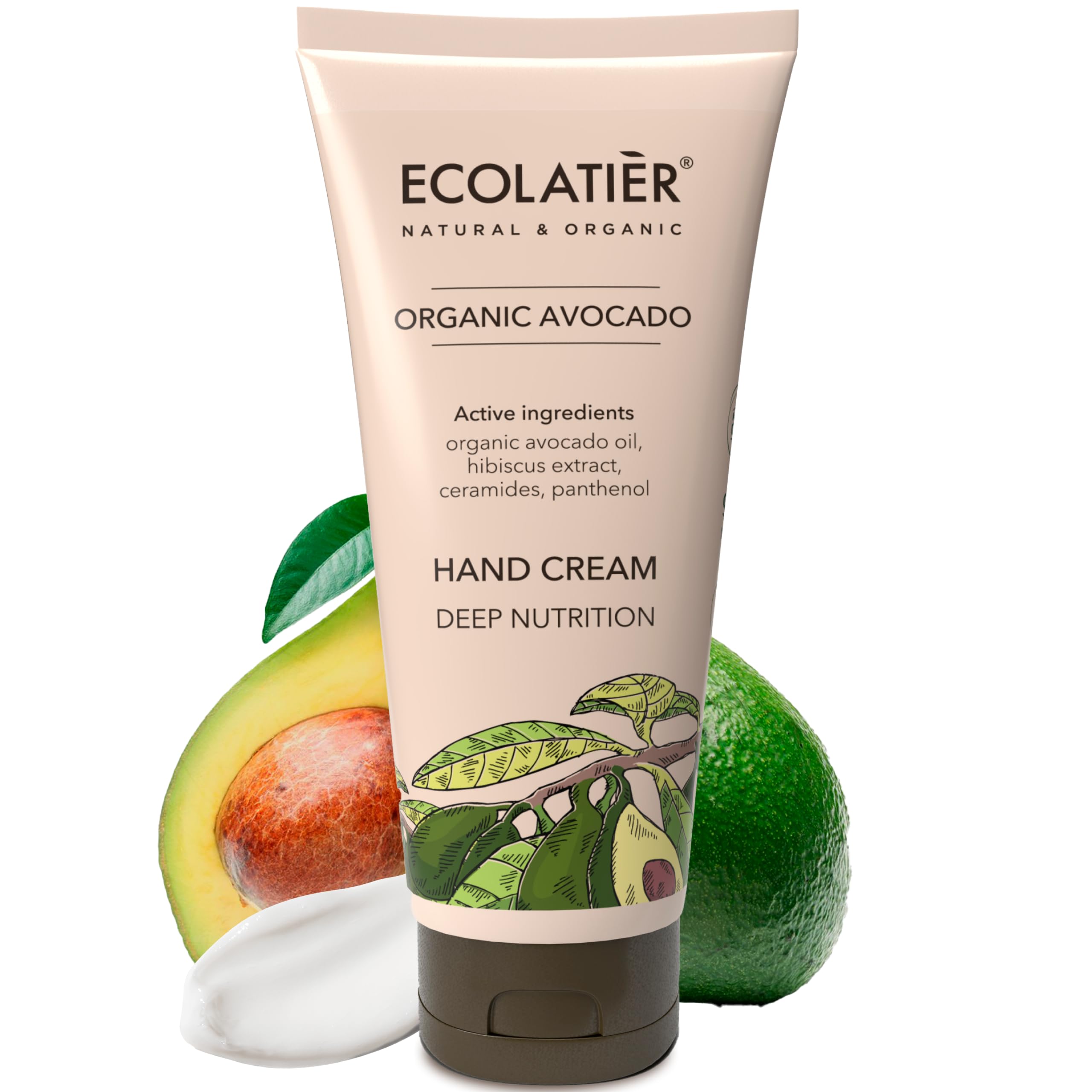 Amazon.com : ECOLATIÈR Hand Cream Deep Nutrition Organic Avocado ...