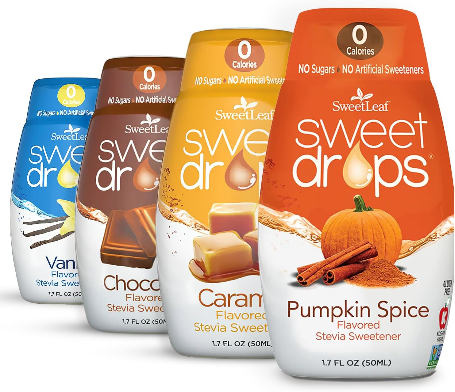 Amazon.com: SweetLeaf Sweet Drops Stevia Liquid Sweetener Variety Pack ...