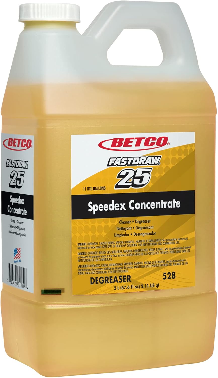 Amazon.com: Betco® Fastdraw® Speedex Concentrate, Lemon Scent, 67.6 Oz ...
