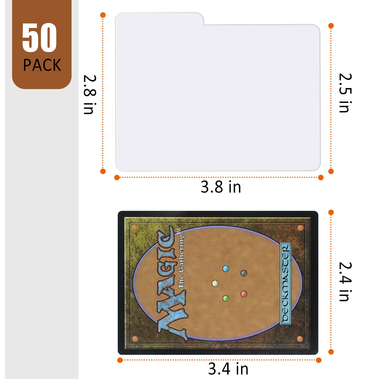 Snapklik.com : Trading Card Dividers For Card Storage Box