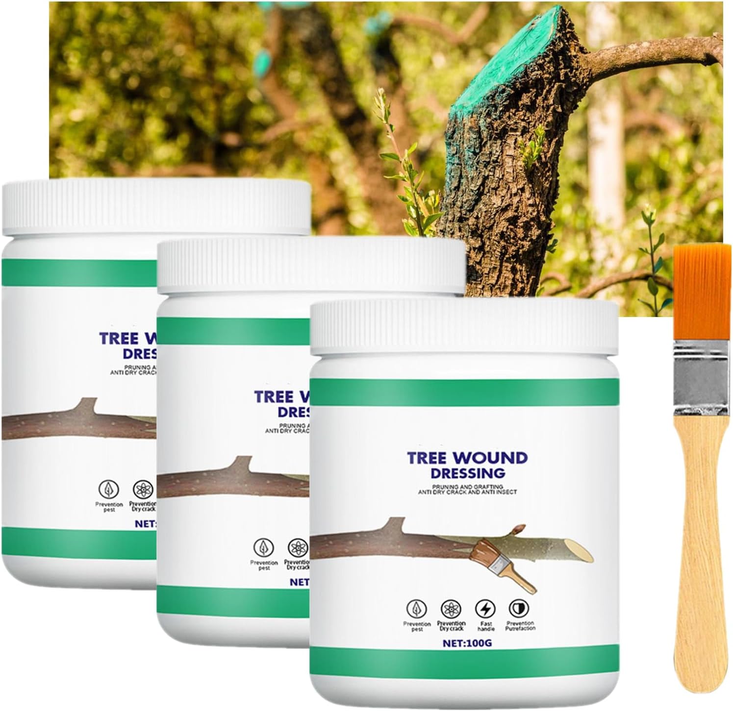Amazon.com: 3PCS New Pruning Sealer Tree Wound Sealer Garden Tree ...