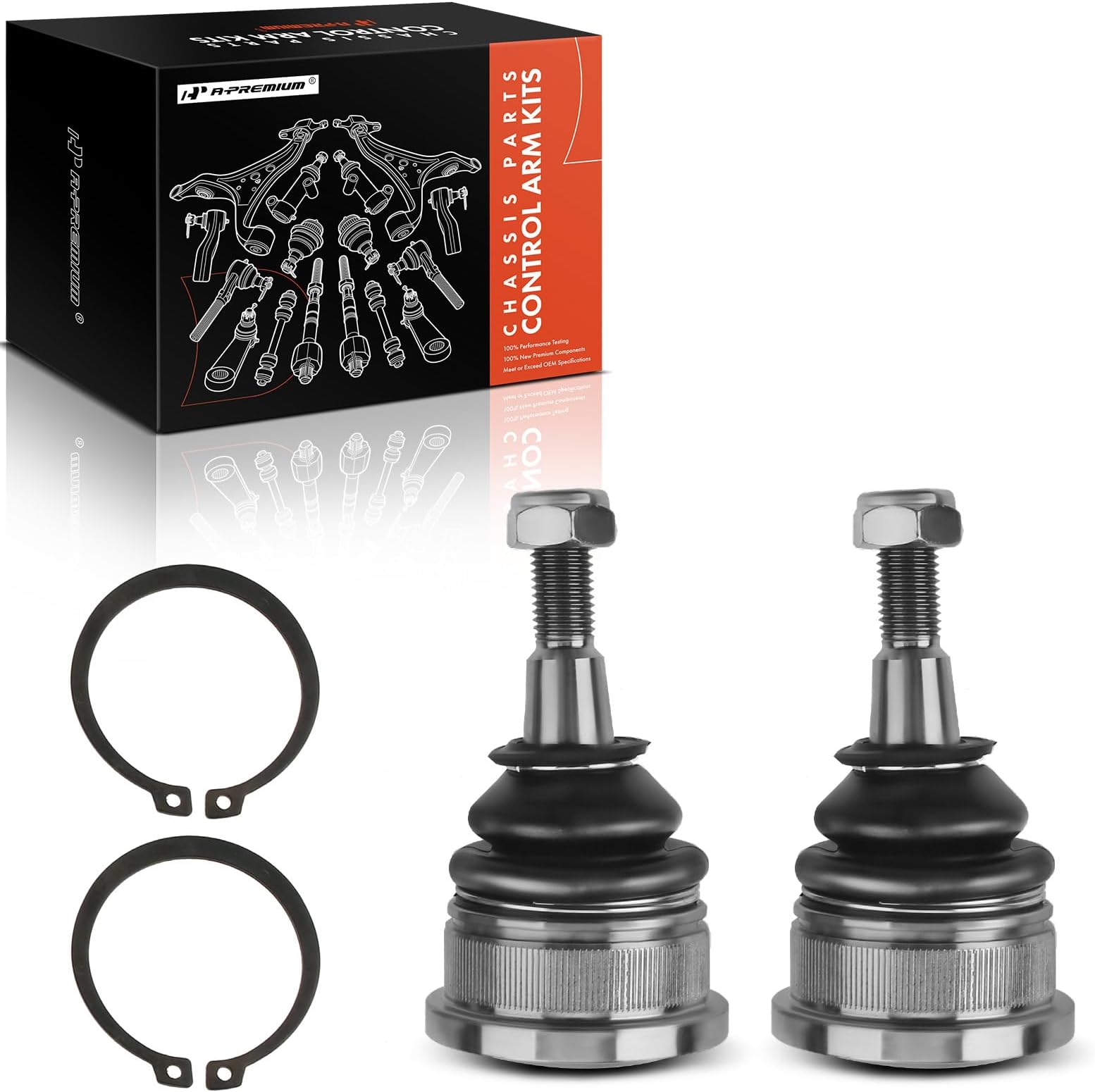 Amazon.com: A-Premium 2 x Front Lower Ball Joint, Compatible with Dodge ...