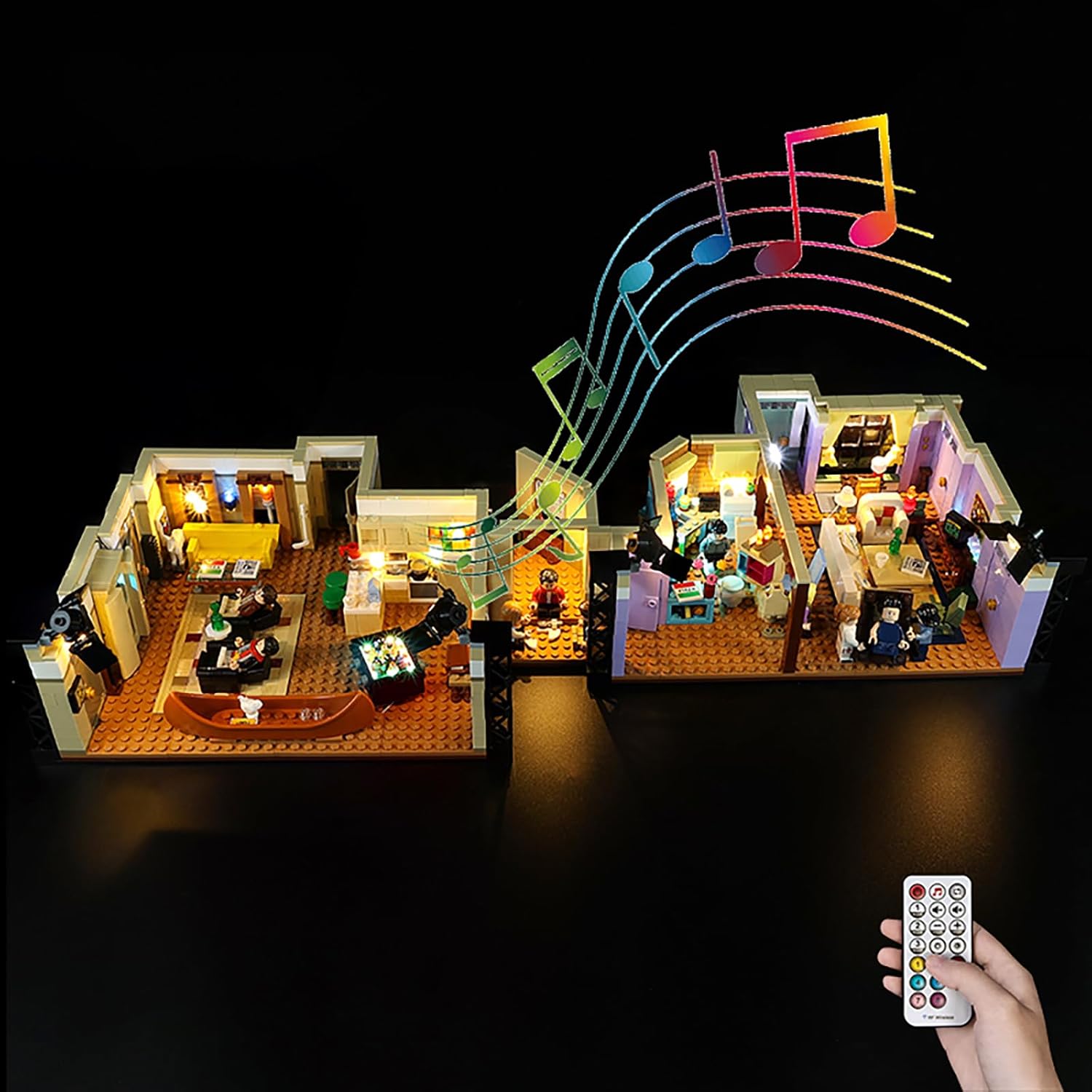 Amazon.com: Lighting Kit for LEGO 10292 The Friends Apartments Model ...