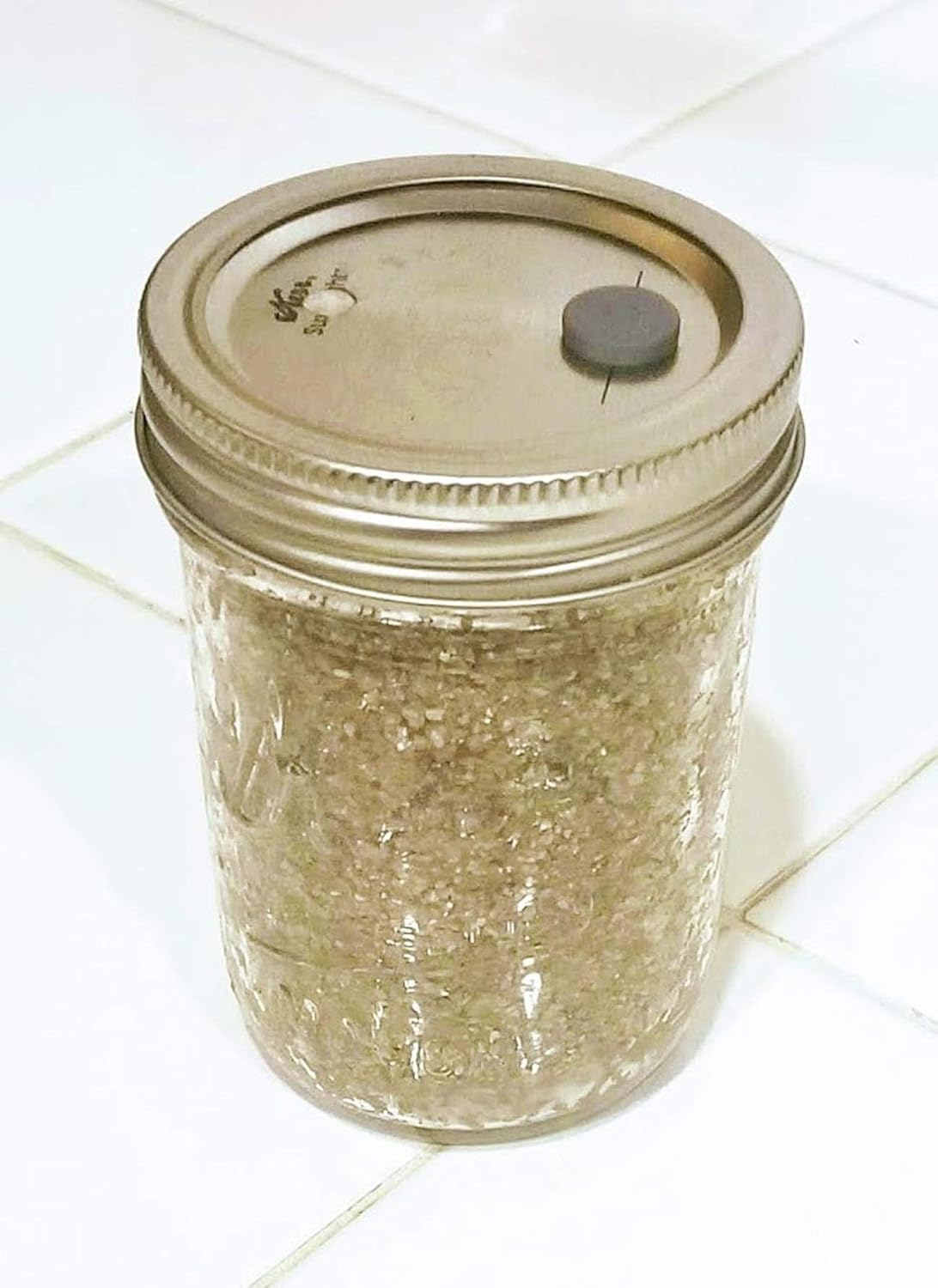 BRF PF Tek Brown Rice Flour Mushroom Substrate - Half Pint Jar : Amazon ...