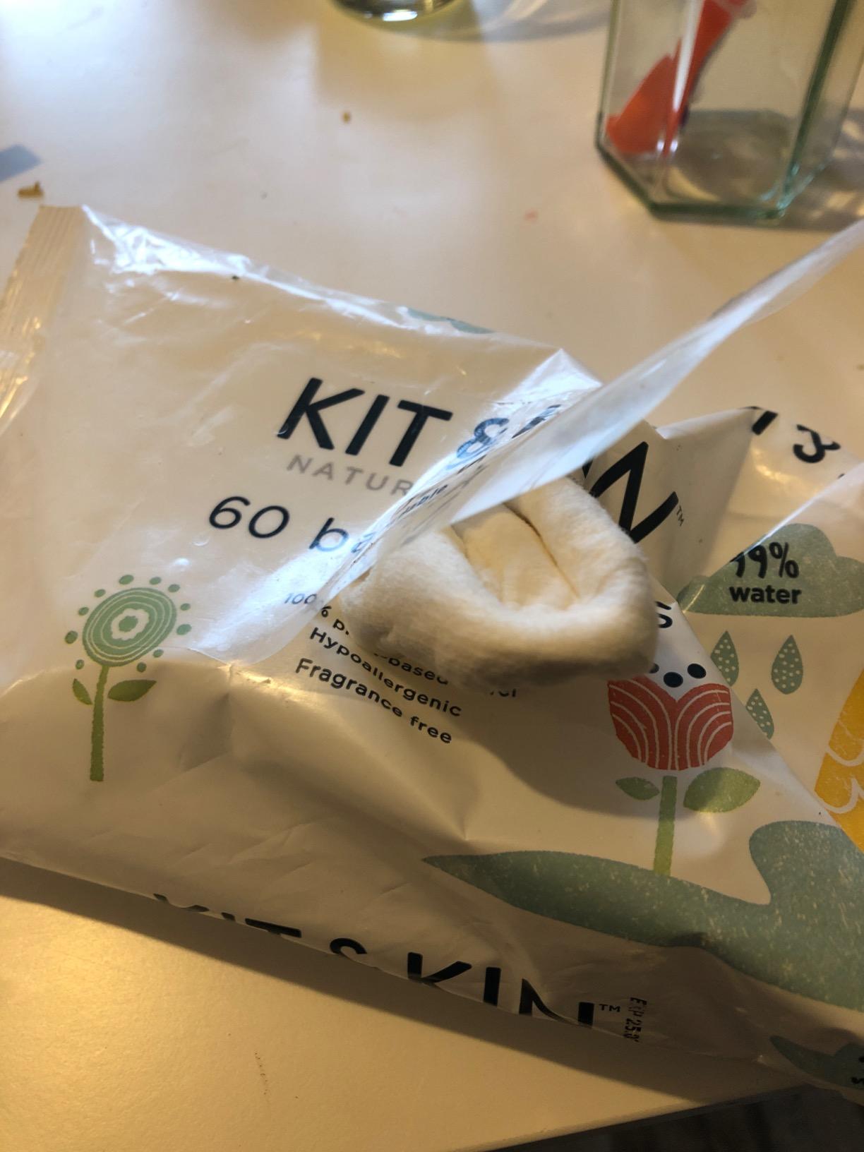 Kit & Kin Premium Eco Baby Wet Wipes, 600 Wipes (10 packs) | Plastic ...