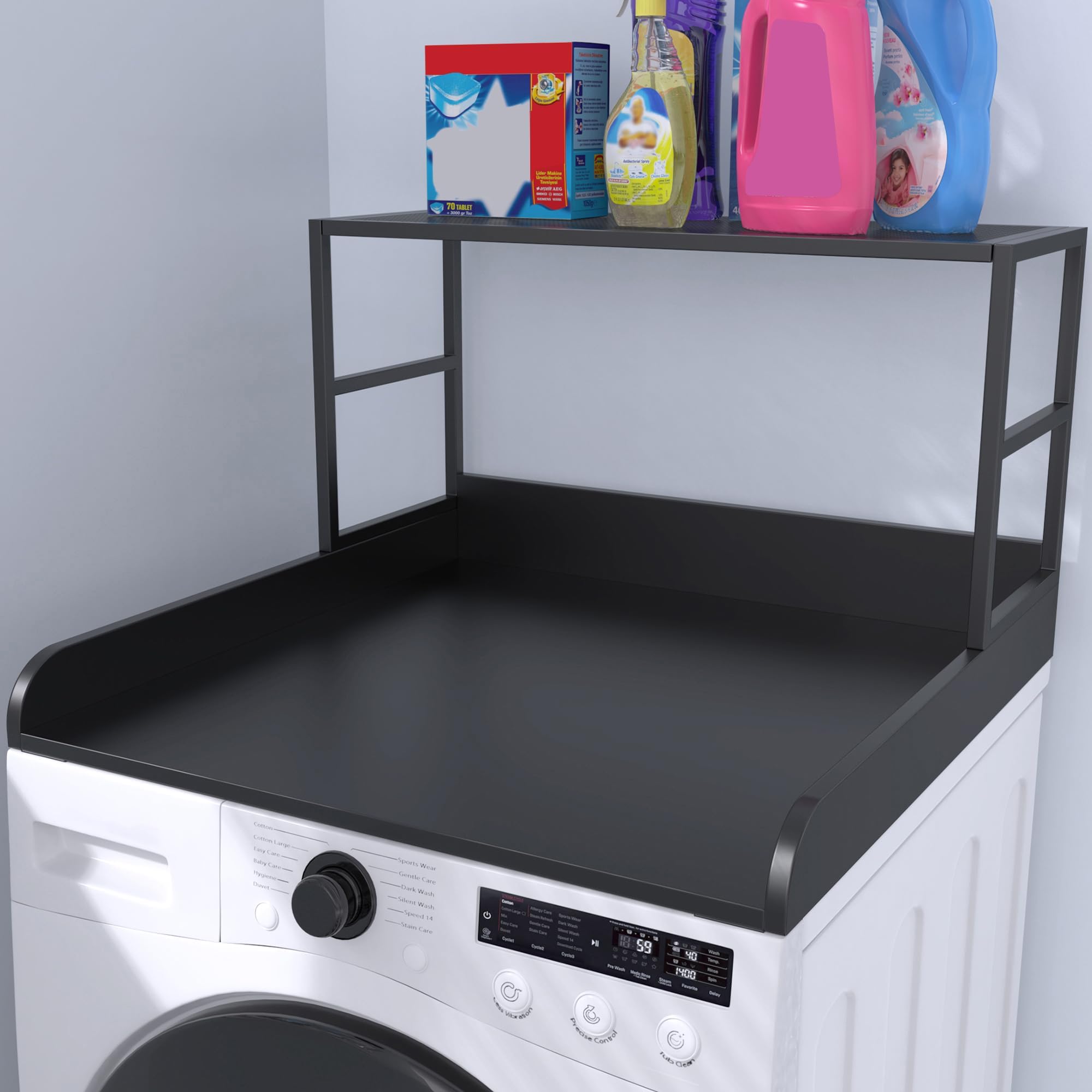 Amazon.com: Laundry Countertop Solid Wood, 53.3" Lx 26.5" W Washer Dry ...