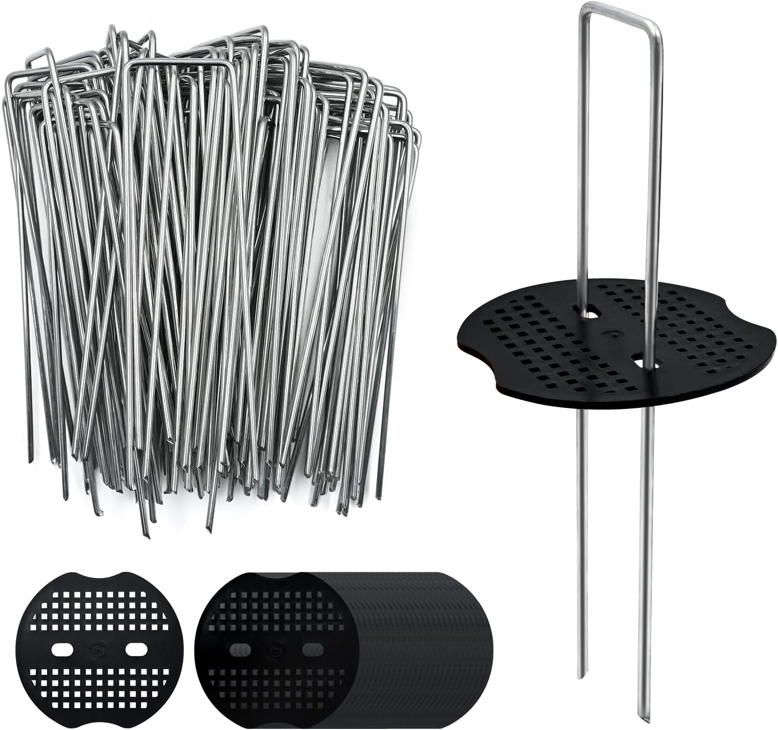 Amazon.com : Landscape Staples 100-Pack | 6-Inch, Heavy Duty Steel ...