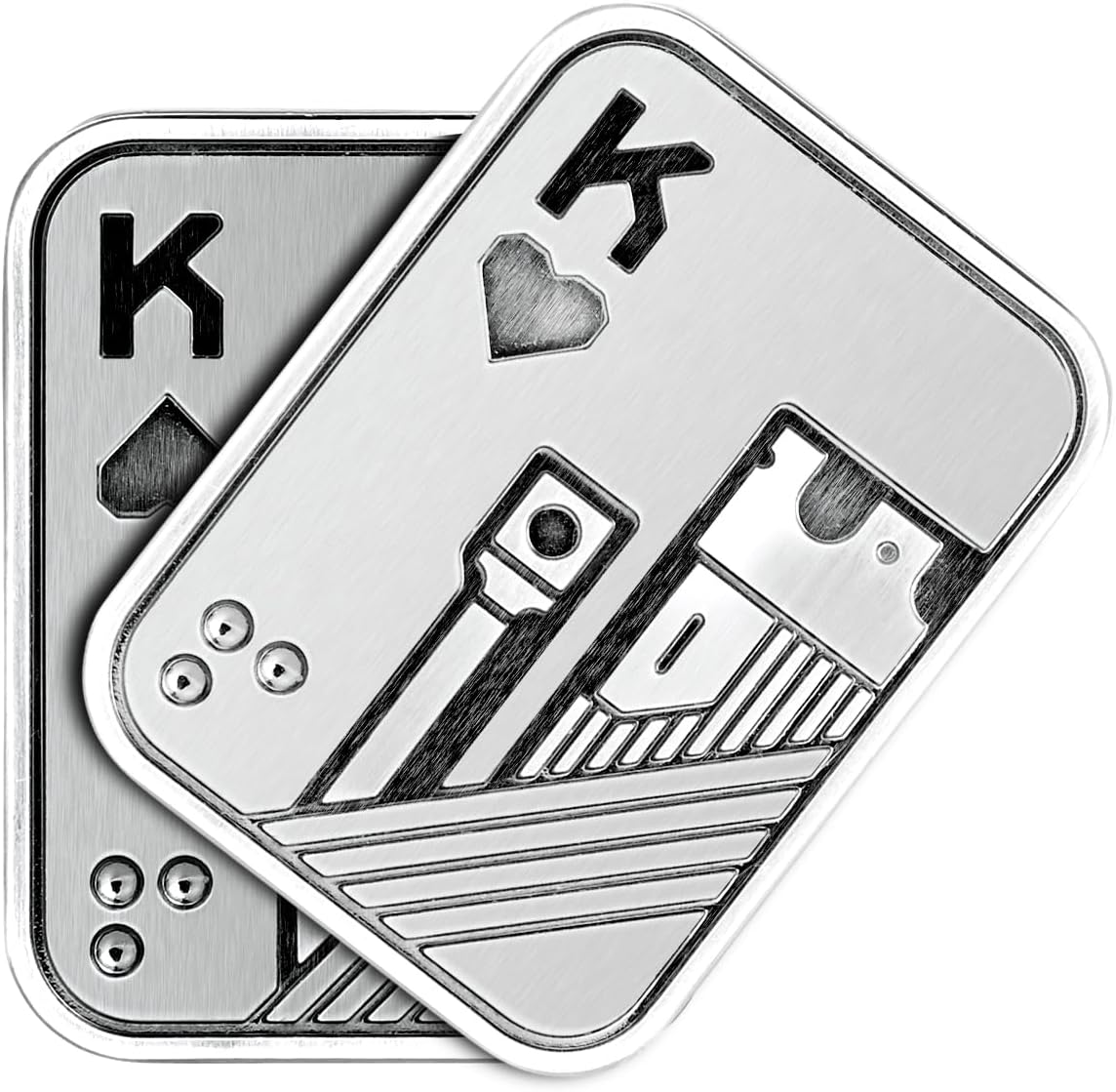 Magnetic Metal Fidget Toys, Metal Push Card Fidget Slider Stress Relief ...