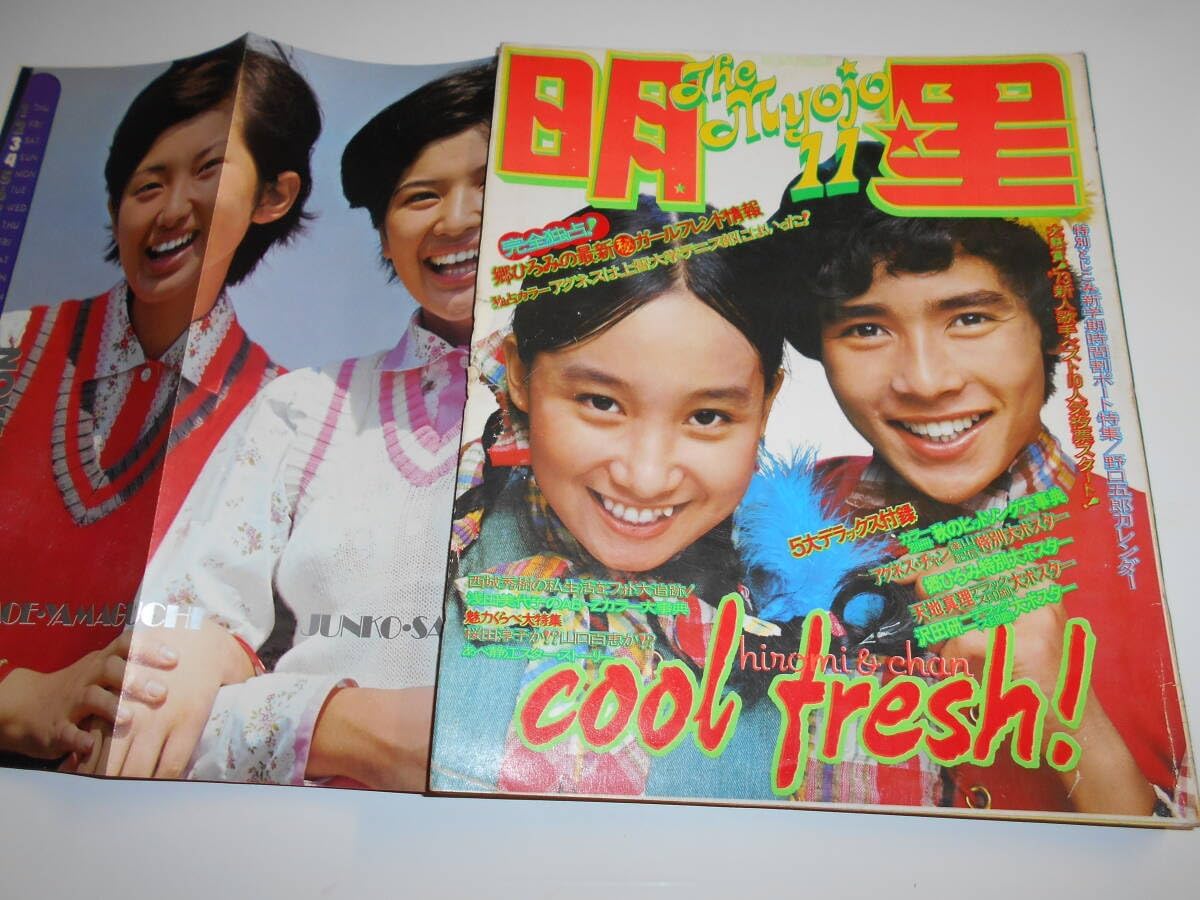 Amazon.co.jp: 月刊明星 MYOJO 1973年48年11 山口百恵&桜田淳子浅田美代子天地真理麻丘めぐみアグネスチャン関根恵子水沢アキ西城秀樹 : おもちゃ