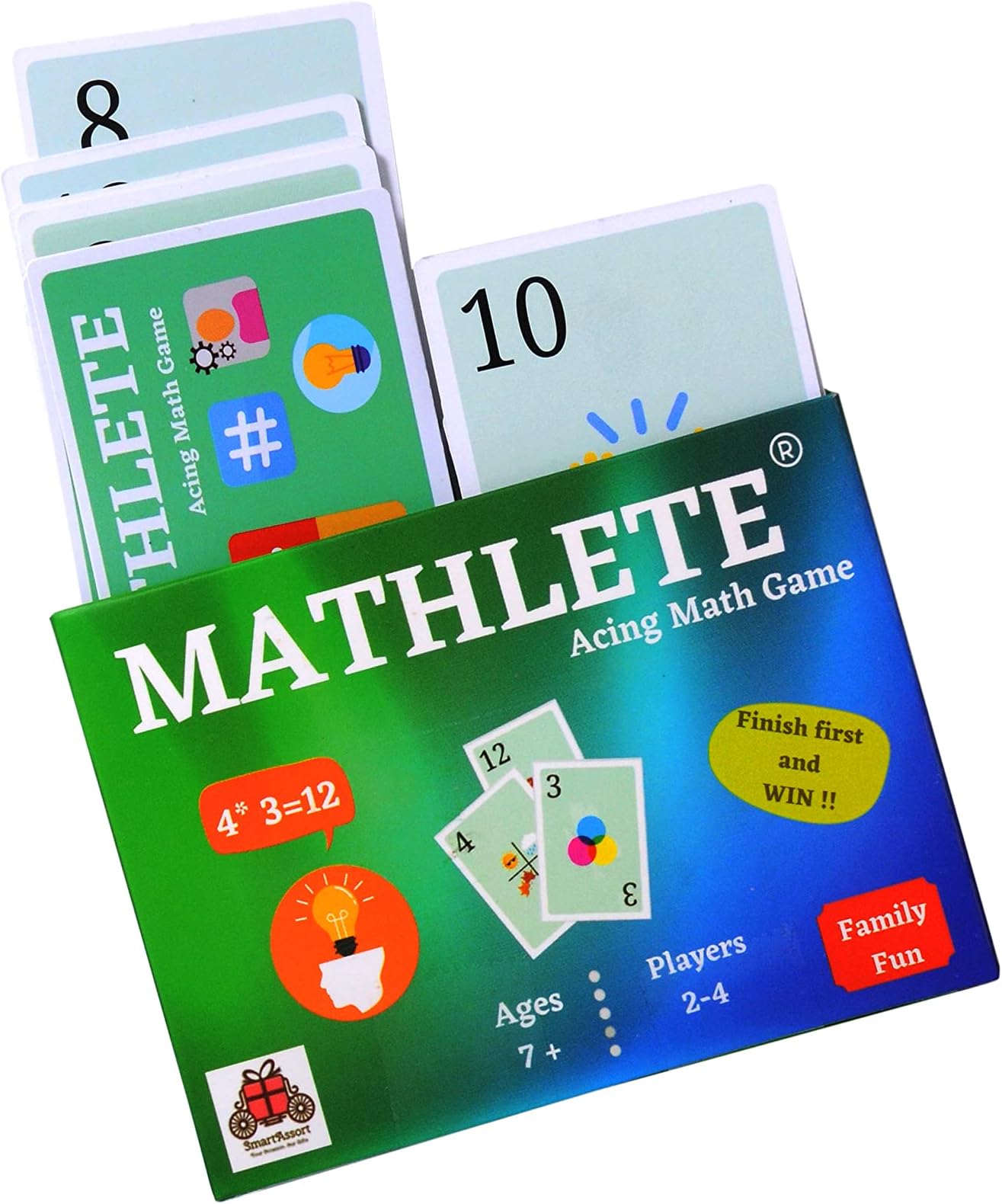Buy Mathlete Card Game, Math Card Game, Fun, Educational, Addition ...