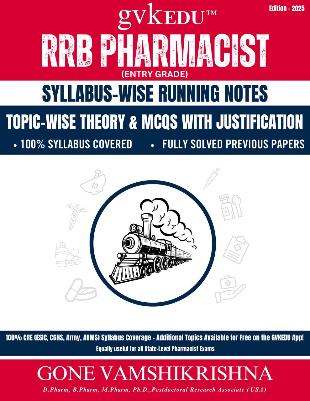 Buy RRB PHARMACIST BOOK 2025 (Entry Grade) I 100% RRB Syllabus-Wise ...