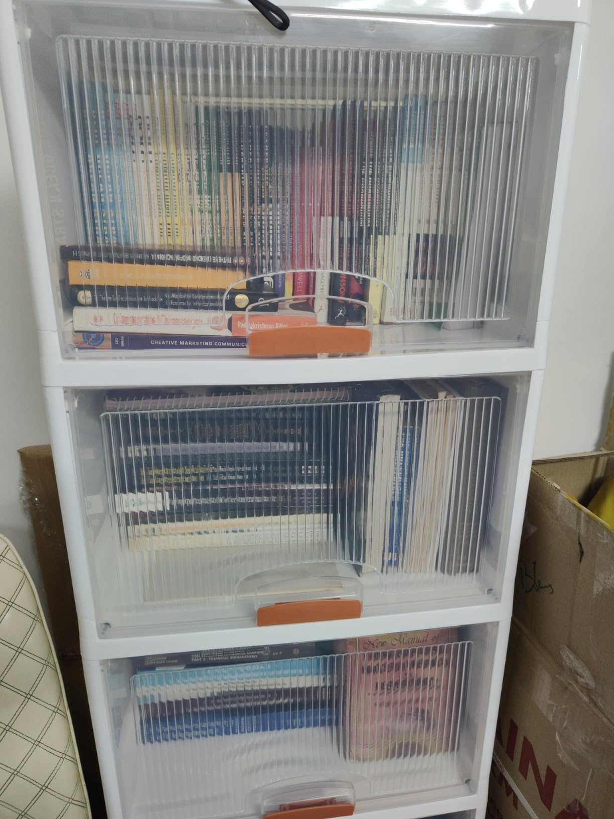 JD FRESH 5 Tier Foldable Plastic Cloth Rack for Storage/Kitchen ...