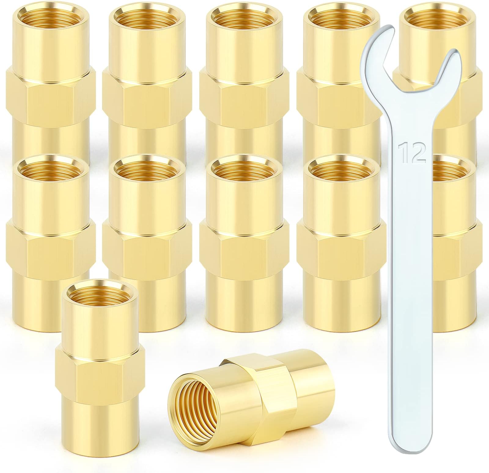 Amazon.com: GASHER 12PCS Brass 3/16 (M10x1.0 Inverted) Brake Line Union ...