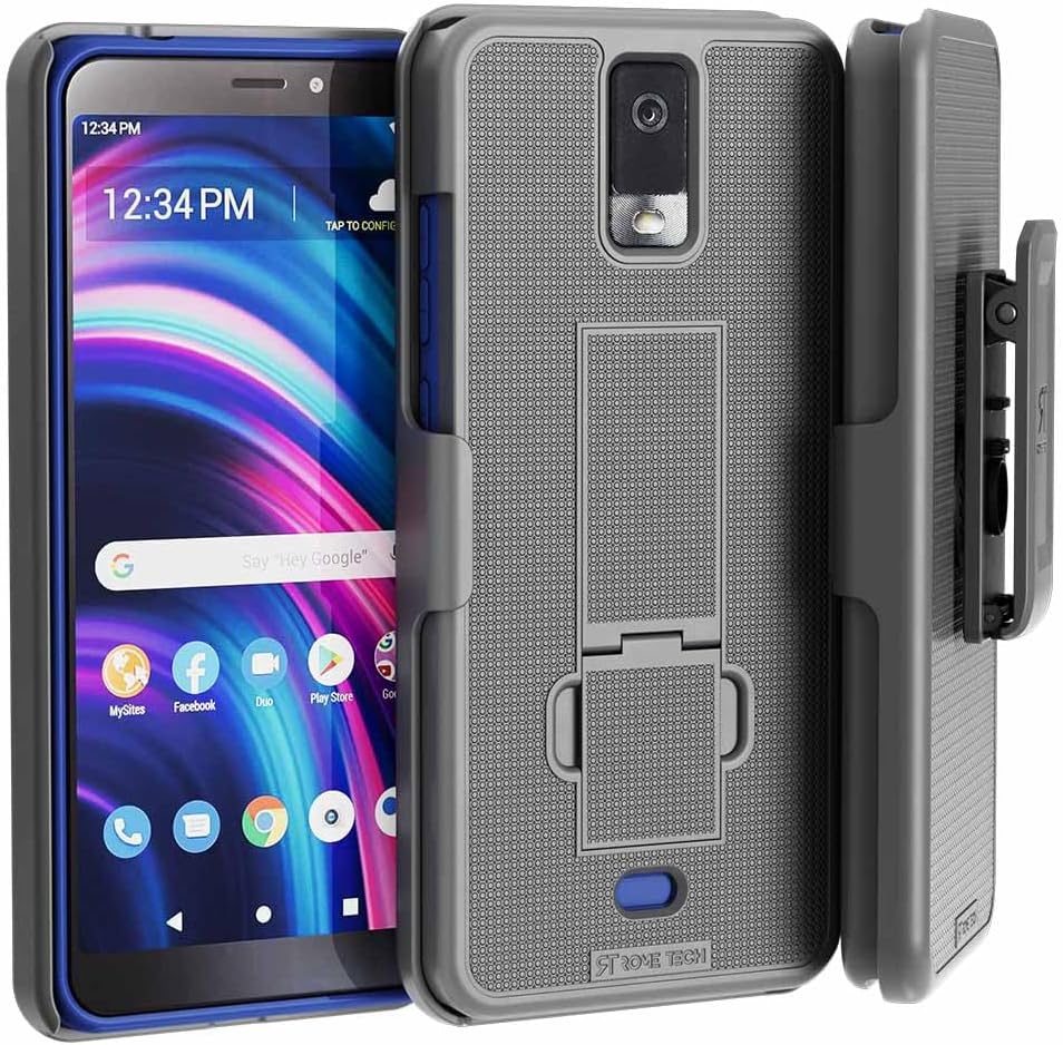 Amazon.com: for BLU View 3 Case with Belt Clip Holster, Kickstand Slim ...