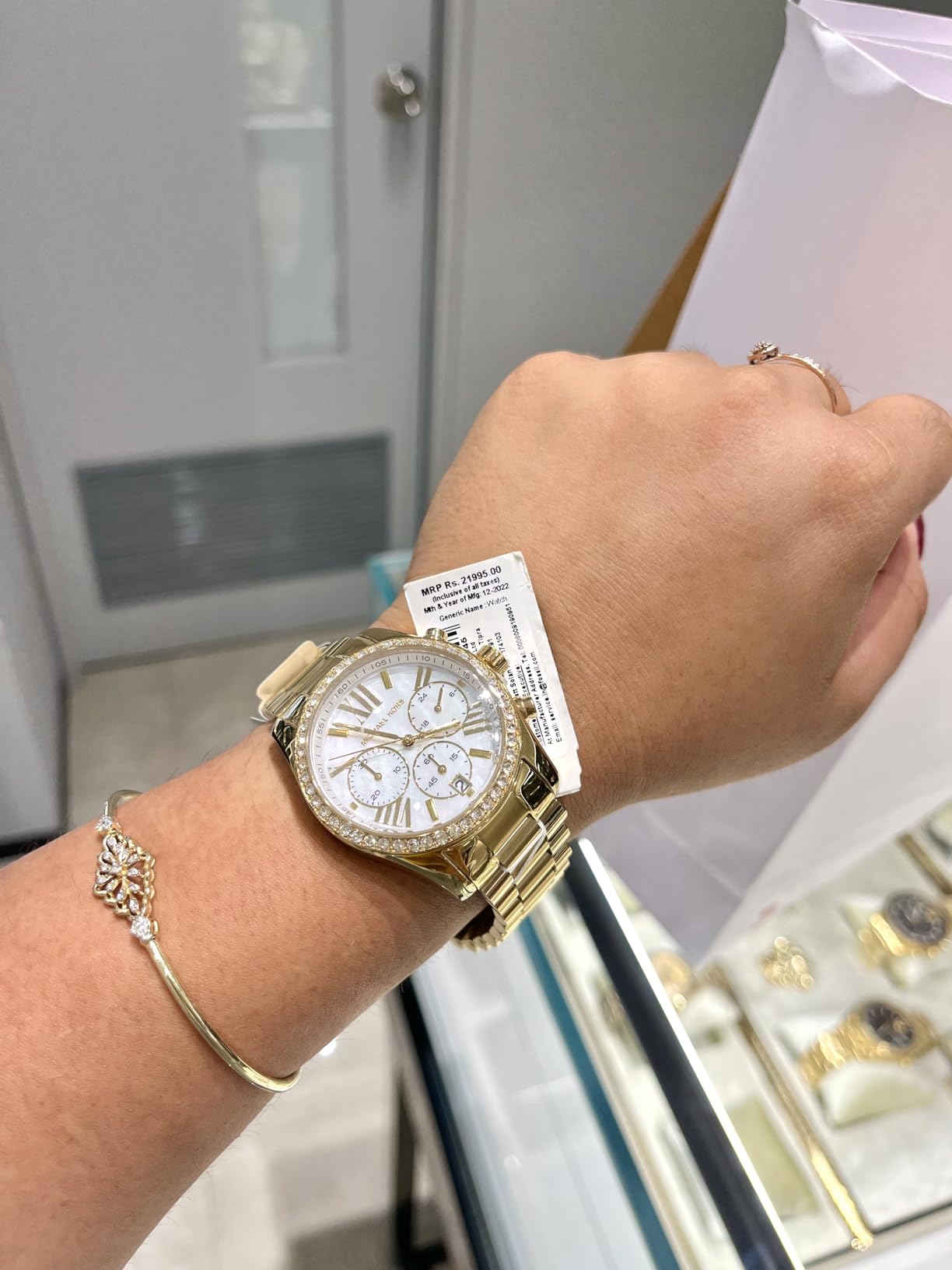 Michael Kors Lexington Analog Pink Dial Women's Watch-MK7242 : Amazon ...