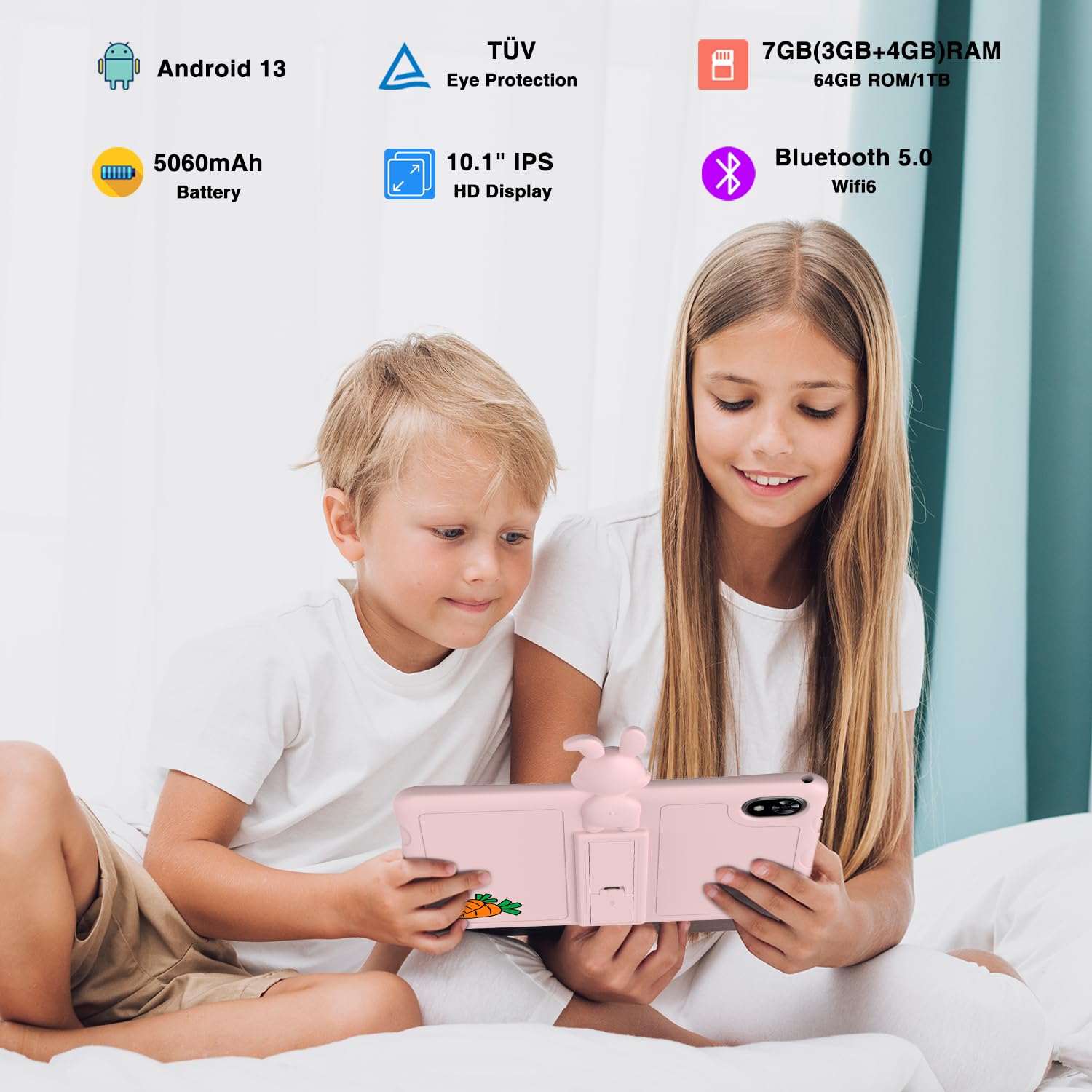 Snapklik.com : DOOGEE U9 Kid Tablet,10 Inch IPS+HD Toddler Tablet For ...
