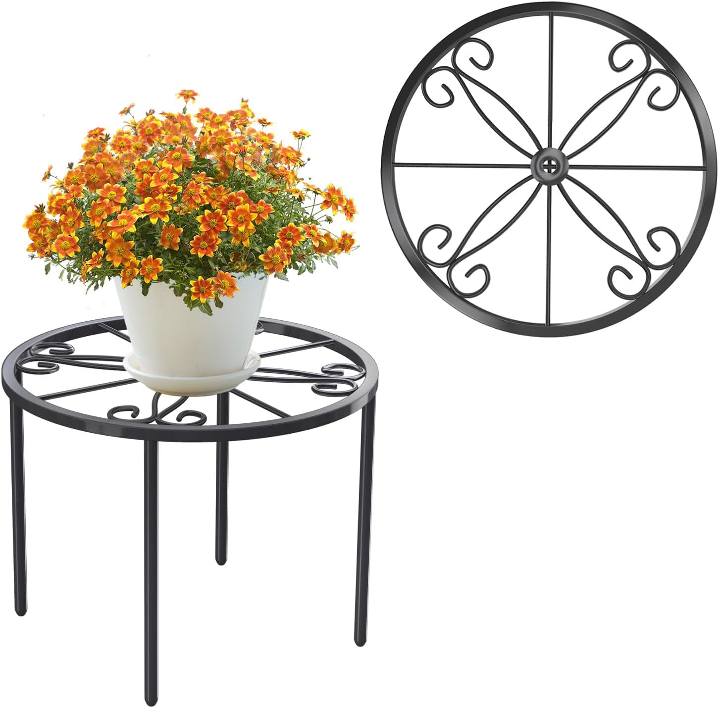 Amazon.com: bussdis Plant Stand, 11.41IN High Heavy Duty Potted Plant ...