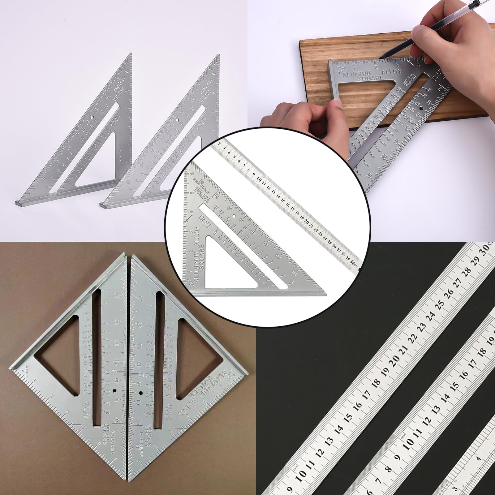 Carpentry Tools And Equipment 2 Pcs Square Tool, Carpentry Combination ...