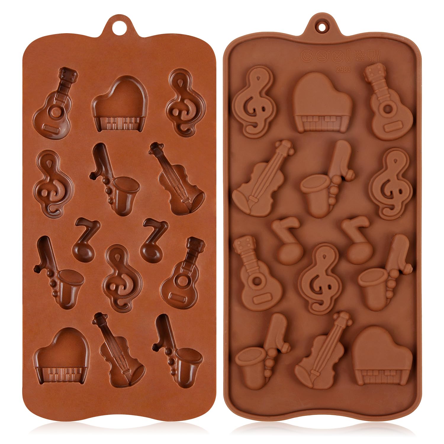 Snapklik.com : Fimary Chocolate Molds - Non-Stick Chocolate Mold