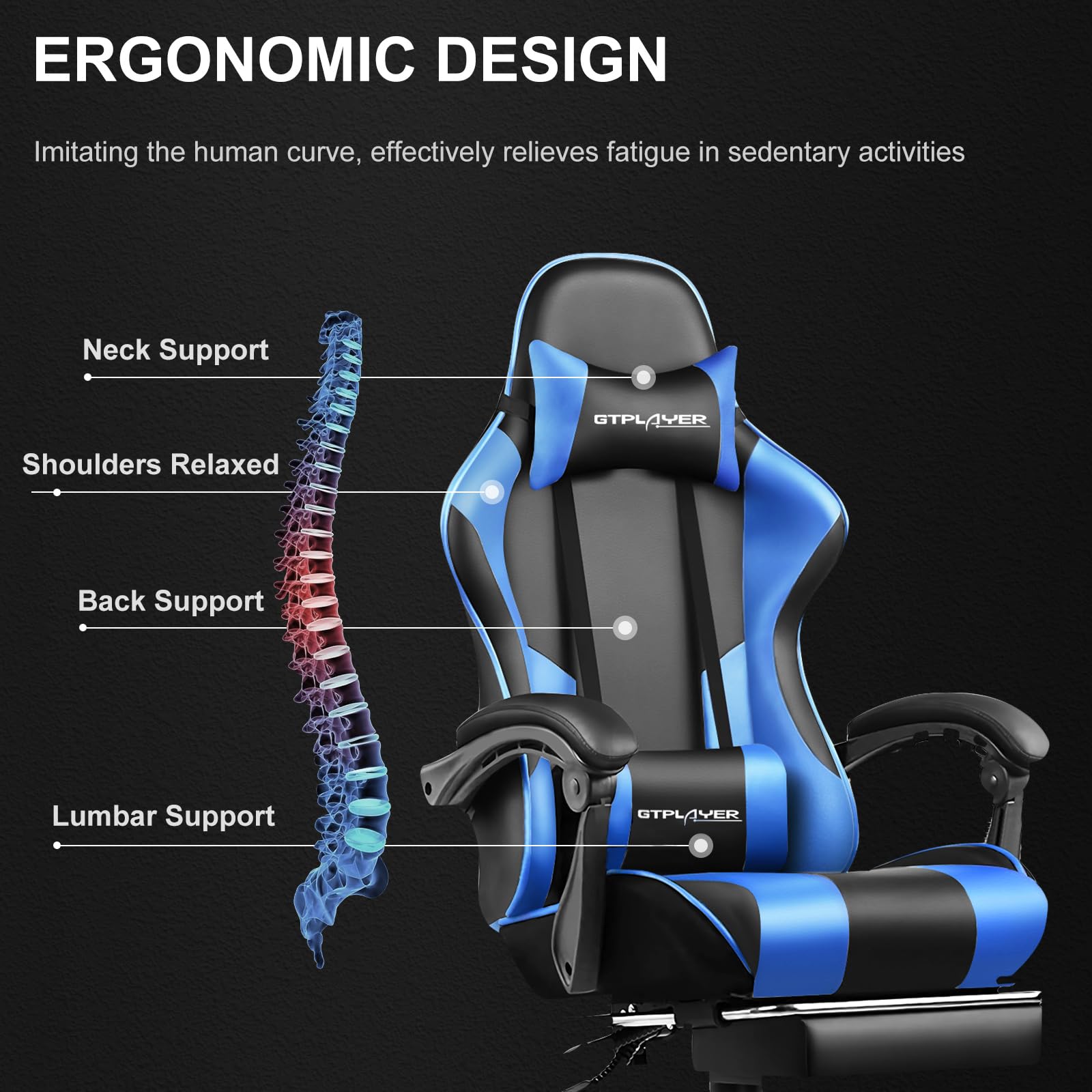 Snapklik.com : GTPLAYER Gaming Chair, Computer Chair